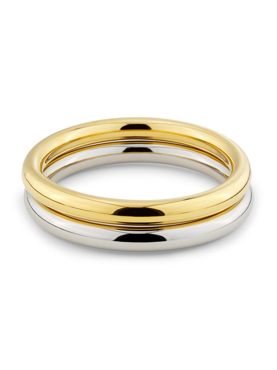 Shashi Connor Two-Tone 2-Piece Bracelet Set | Saks Fifth Avenue