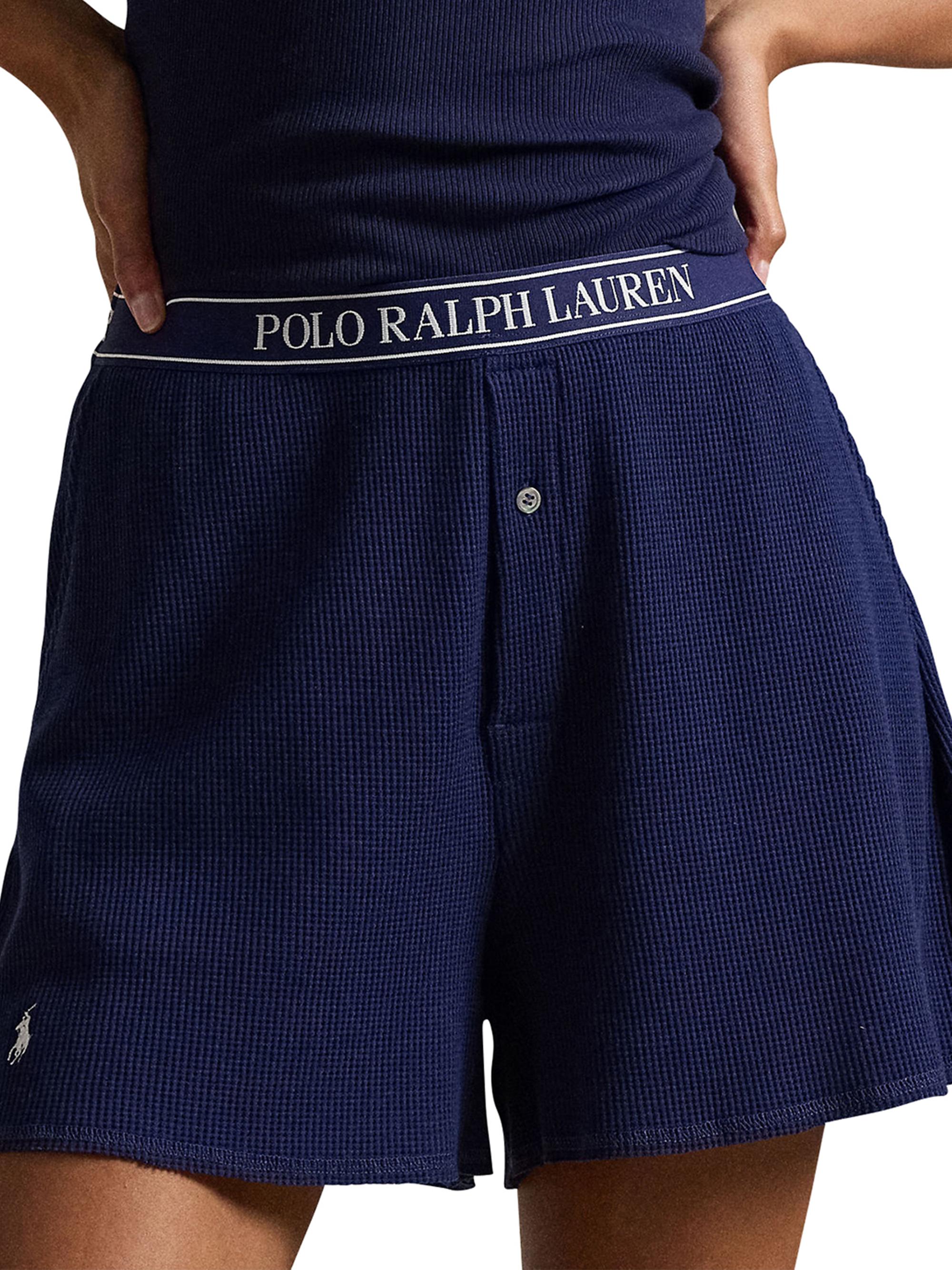 Polo Ralph Lauren Club Waffle Stretch-Cotton Boxer Shorts | Saks Fifth ...