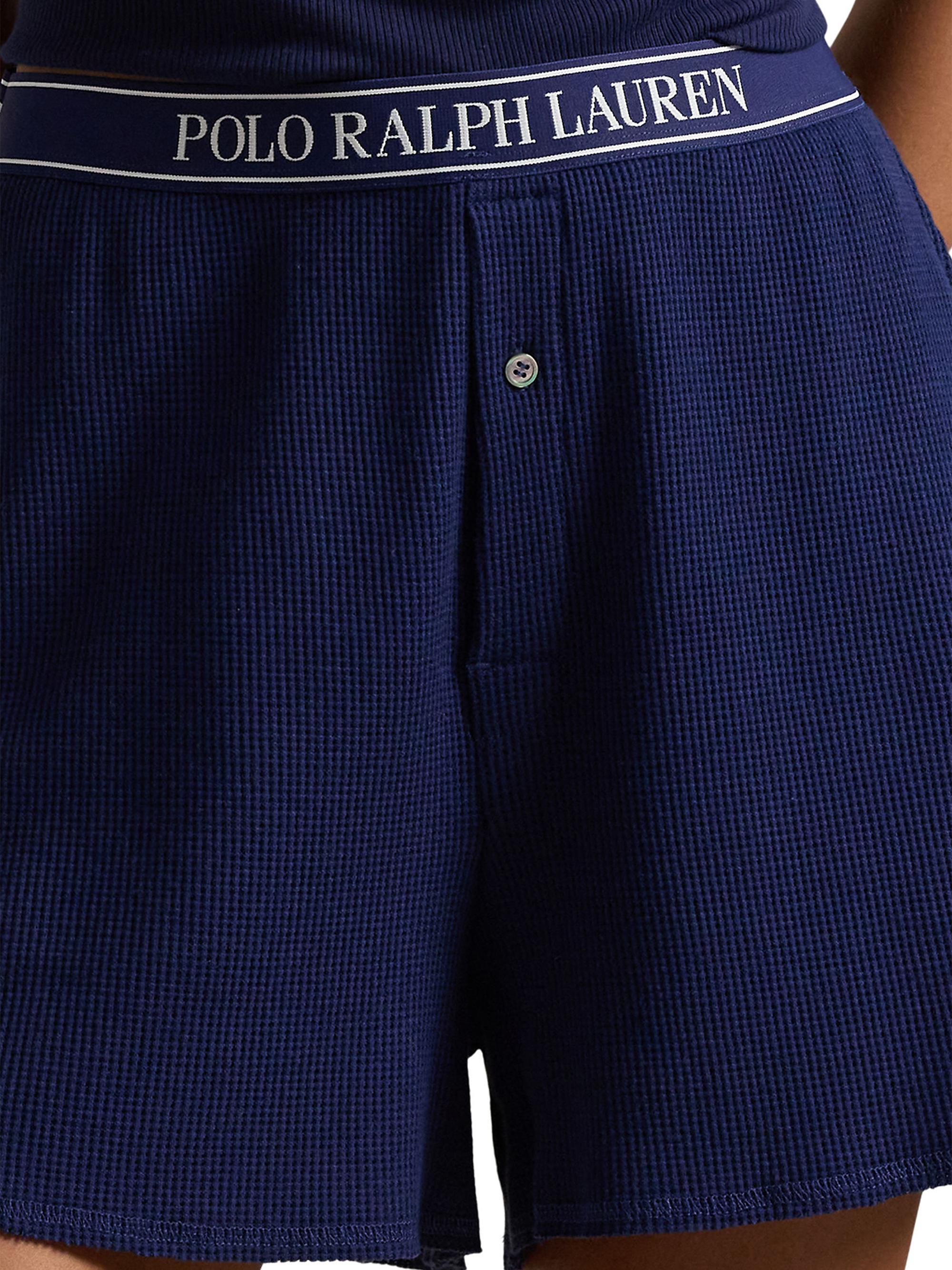 Polo Ralph Lauren Club Waffle Stretch-Cotton Boxer Shorts | Saks Fifth ...