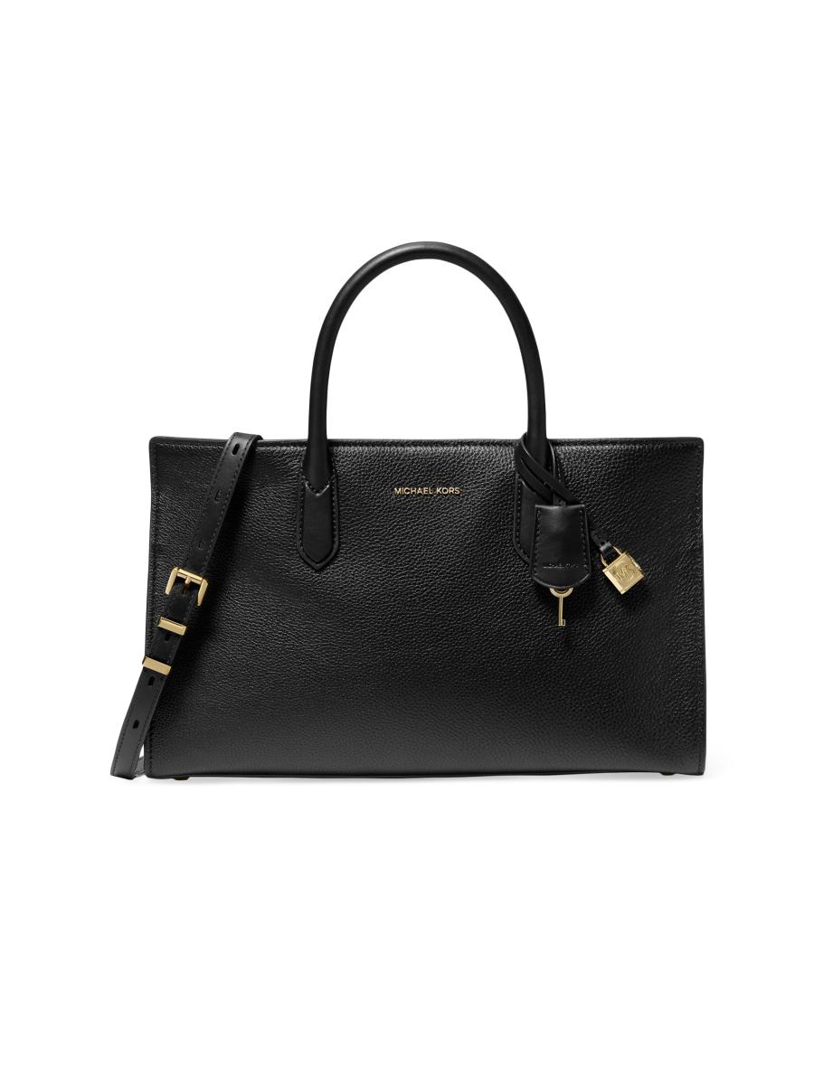 MICHAEL Michael Kors East-West Medium Leather Satchel | Saks Fifth Avenue