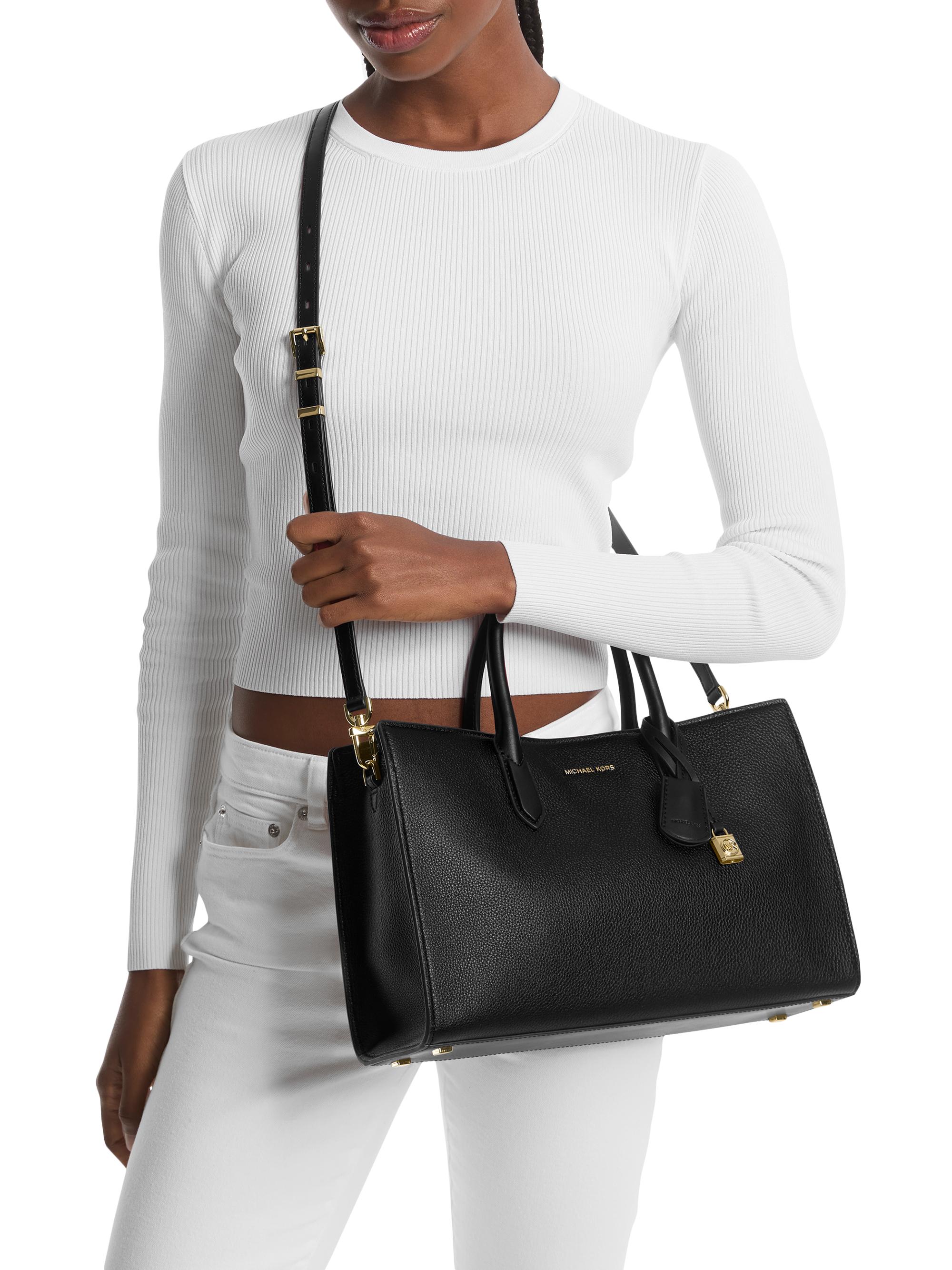 MICHAEL Michael Kors East-West Medium Leather Satchel | Saks Fifth Avenue