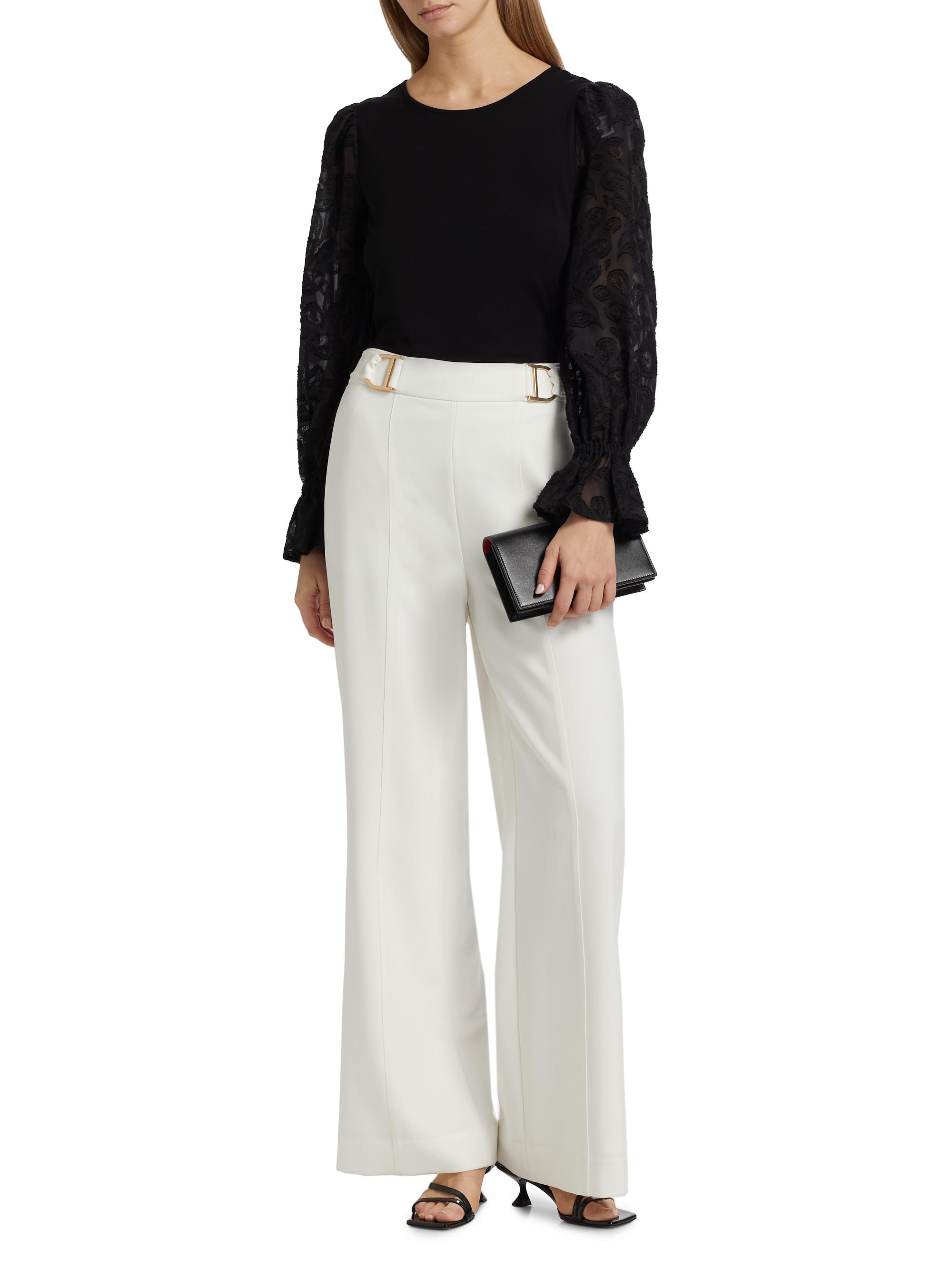 Elie Tahari The Mavea Pleated Blouse | Saks Fifth Avenue