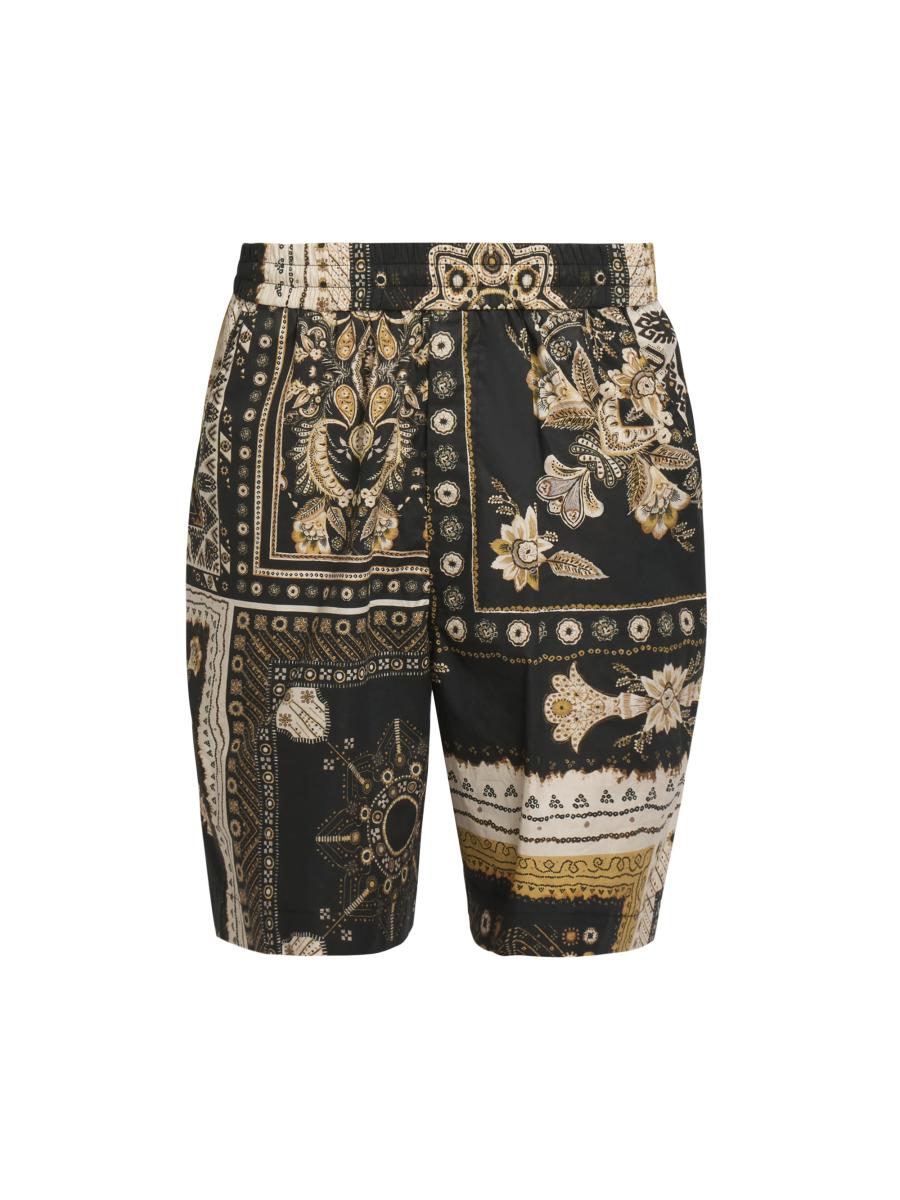 Isabel Marant Gregorian Patchwork Cotton Shorts | Saks Fifth Avenue