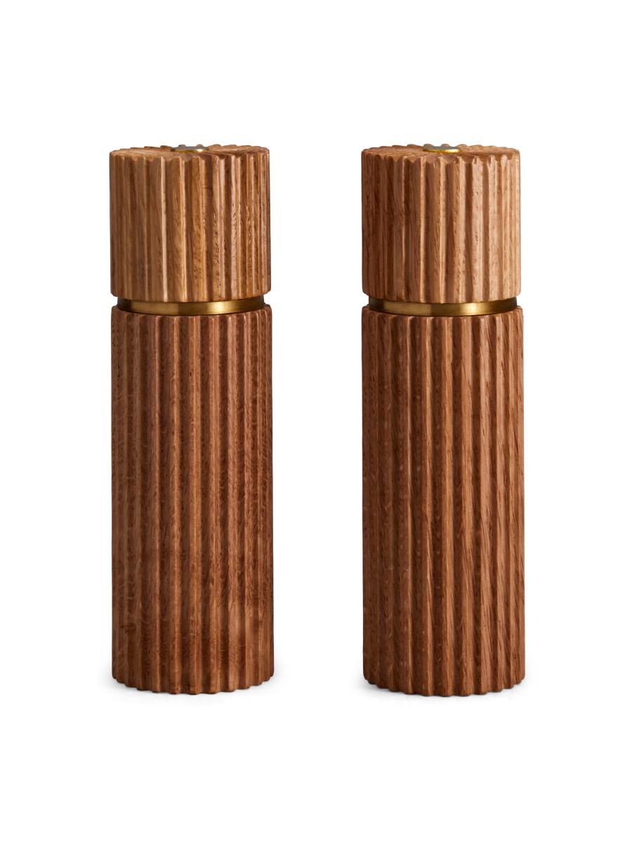 L'Objet Atelier Ionic Wood Salt & Pepper Mills | Saks Fifth Avenue