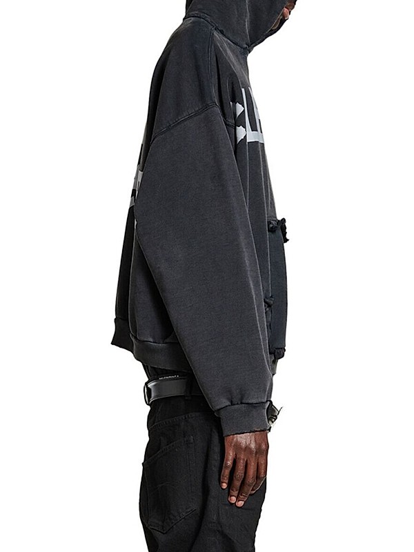 Shop Balenciaga New Tape Type TR Ripped Pocket Hoodie | Saks Shop Balenciaga New Tape Type TR Ripped Pocket Hoodie | Saks
