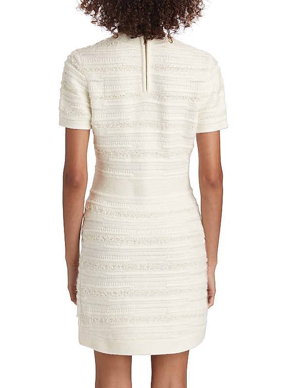 Shop Milly Kennedy Knit V-Neck Minidress | Saks Fifth Avenue Shop Milly Kennedy Knit V-Neck Minidress | Saks Fifth Avenue