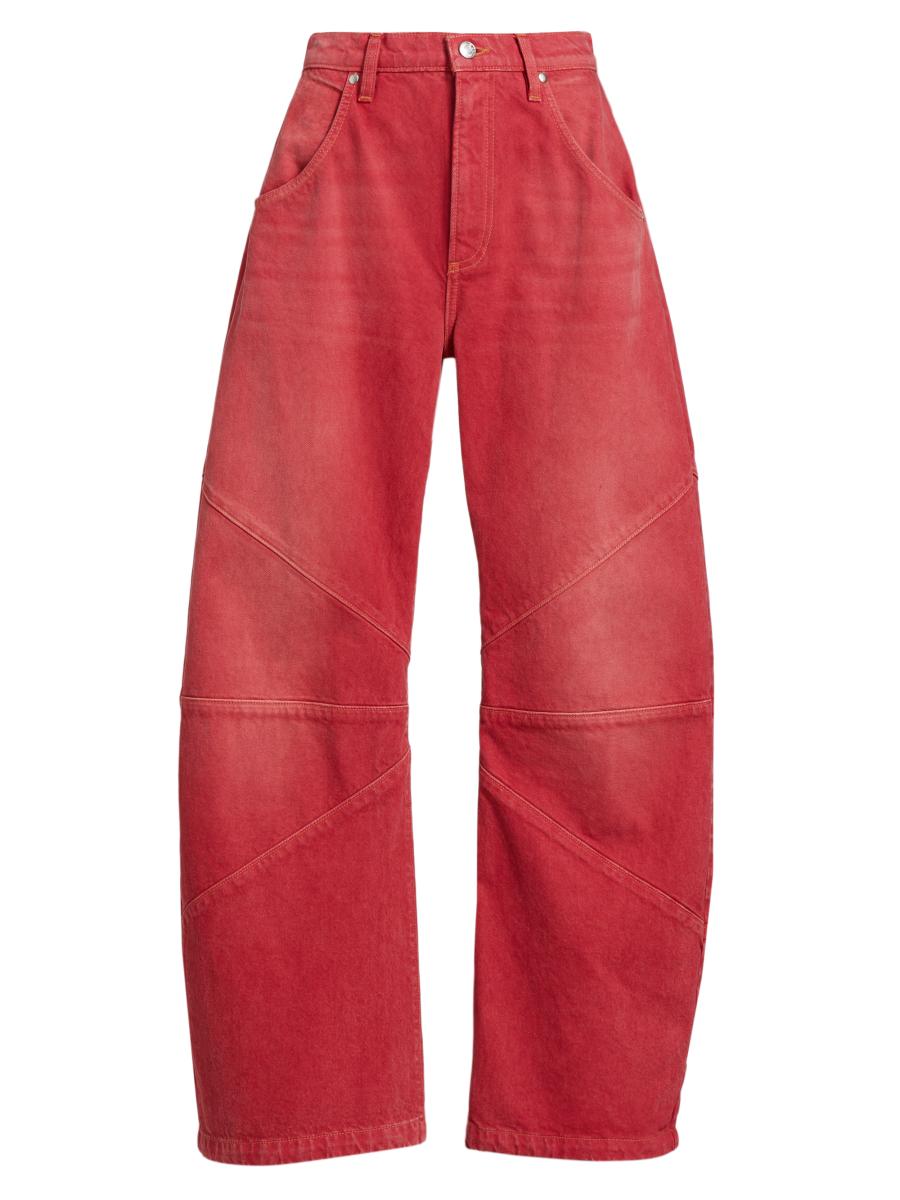 Shop EB Denim Frederic Mid-Rise Barrel-Leg Jeans | Saks Fifth Avenue