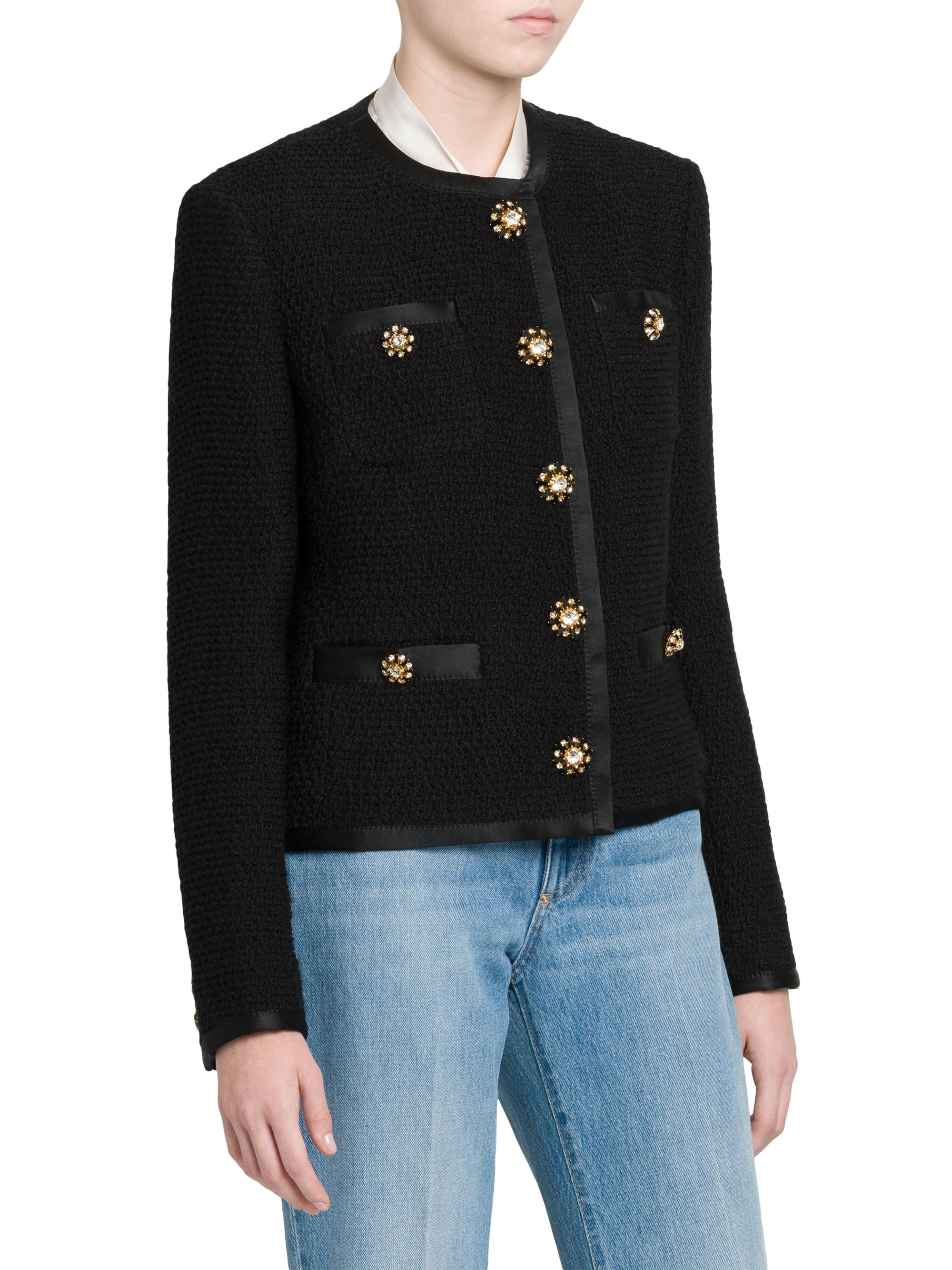 Dolce&Gabbana Silk & Wool Bouclé Tweed Jacket | Saks Fifth Avenue