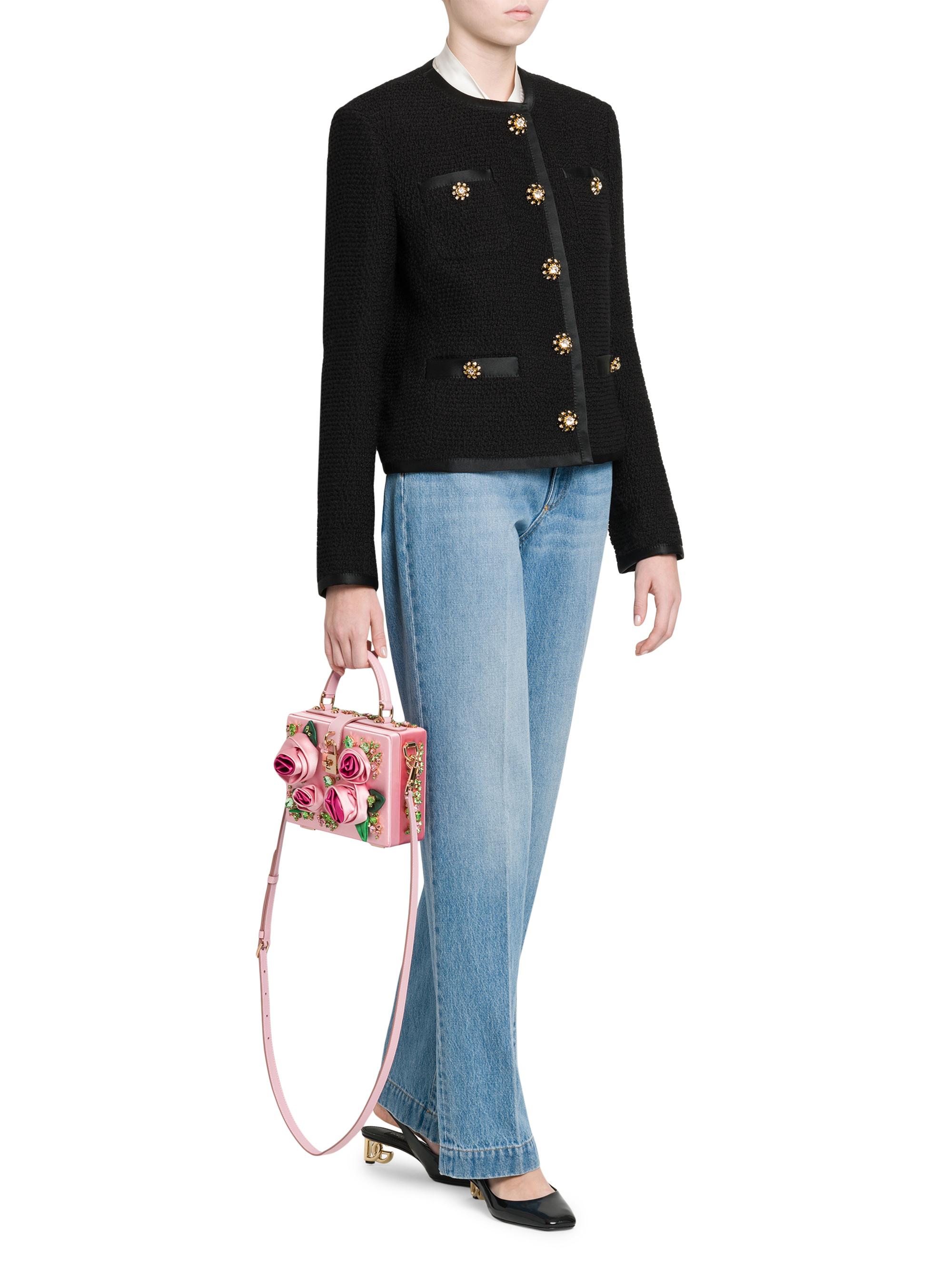 Dolce&Gabbana Silk & Wool Bouclé Tweed Jacket | Saks Fifth Avenue