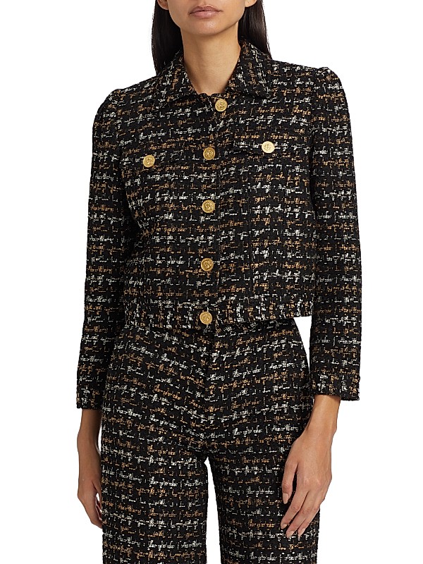 Shop L'AGENCE Kasey Tweed Jacket | Saks Fifth Avenue Shop L'AGENCE Kasey Tweed Jacket | Saks Fifth Avenue