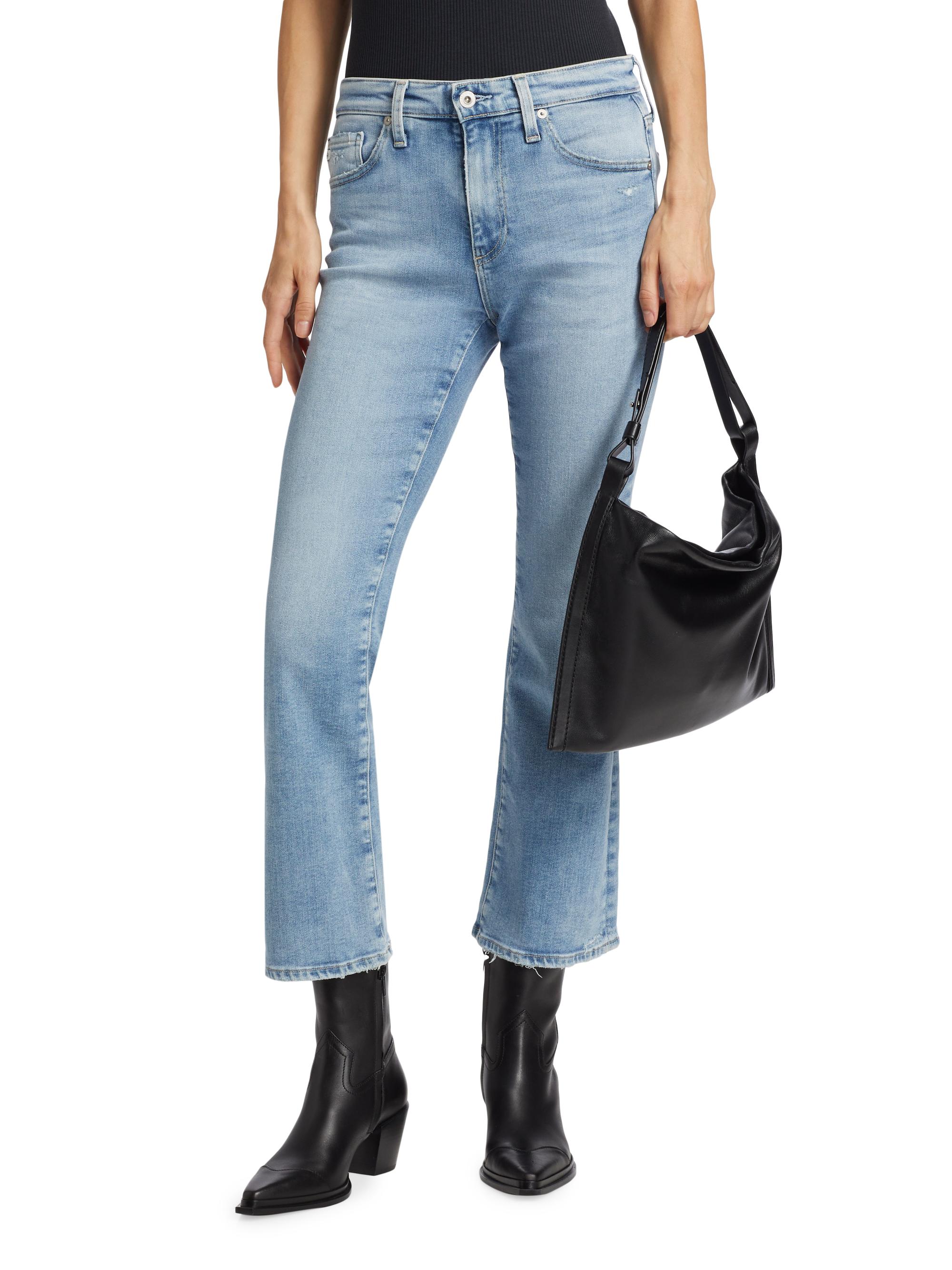 Shop AG Jeans Farrah Mid-Rise Stretch Crop Boot-Cut Jeans | Saks Fifth ...