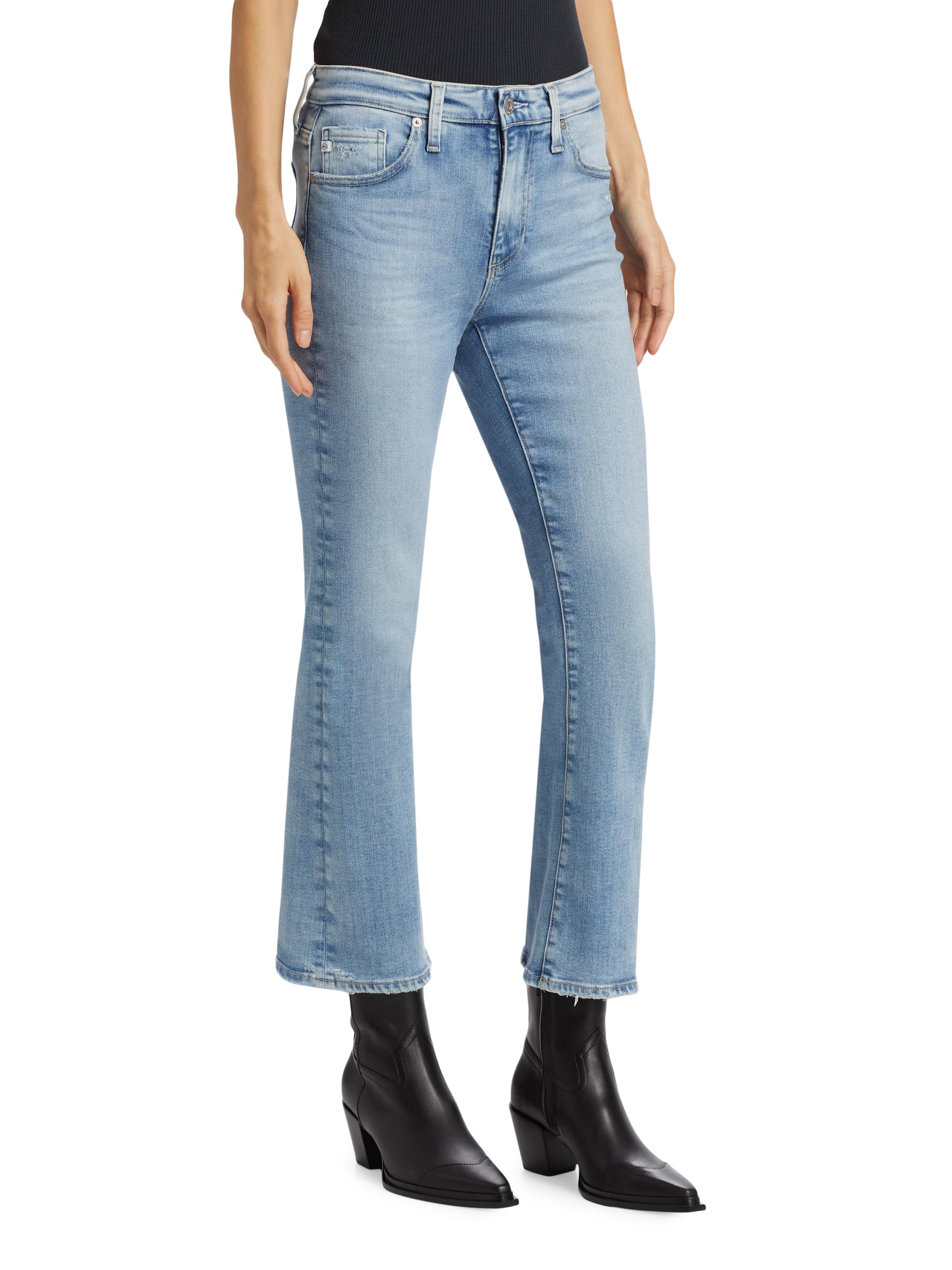 Shop AG Jeans Farrah Mid-Rise Stretch Crop Boot-Cut Jeans | Saks Fifth ...