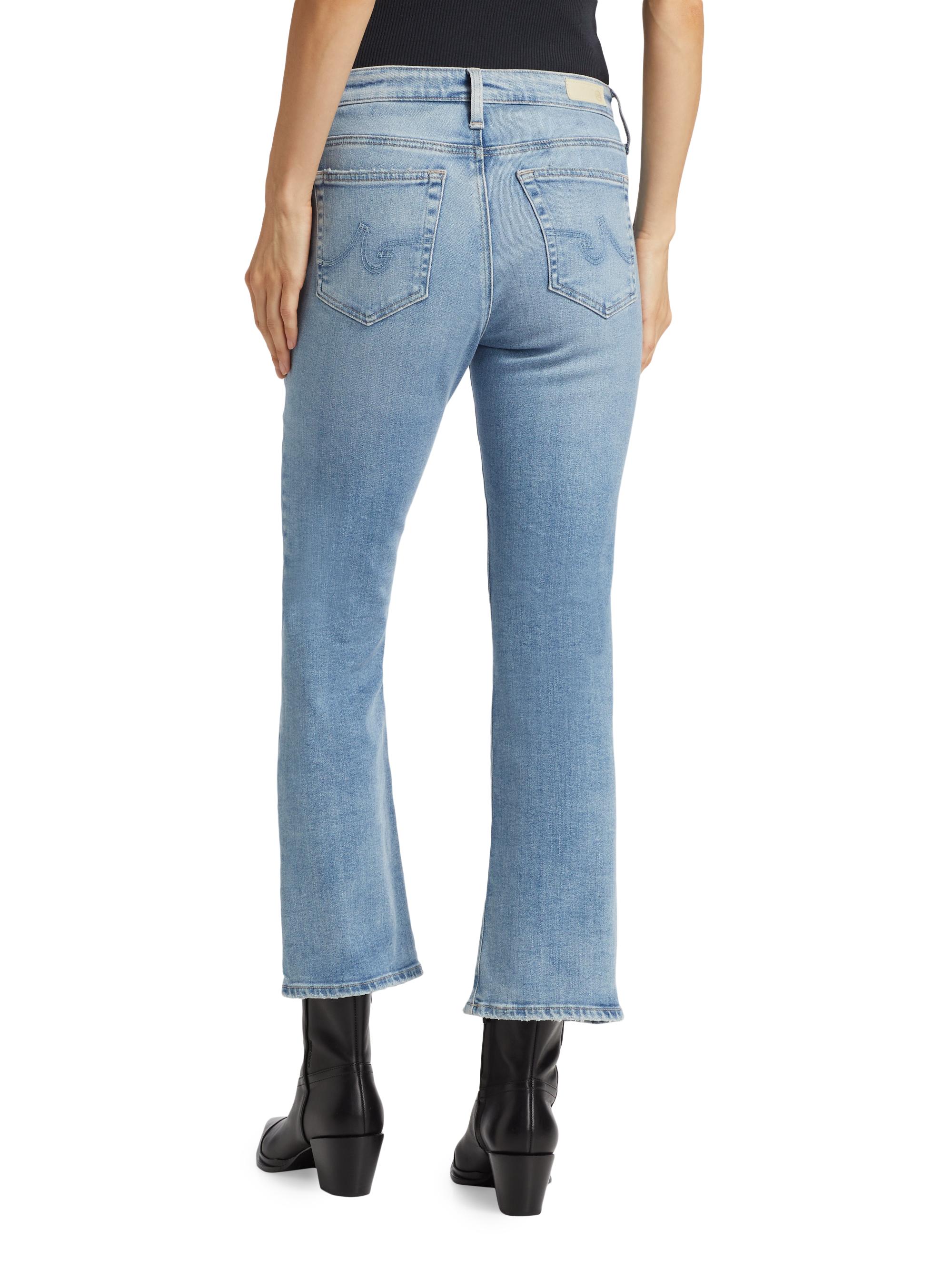 Shop AG Jeans Farrah Mid-Rise Stretch Crop Boot-Cut Jeans | Saks Fifth ...
