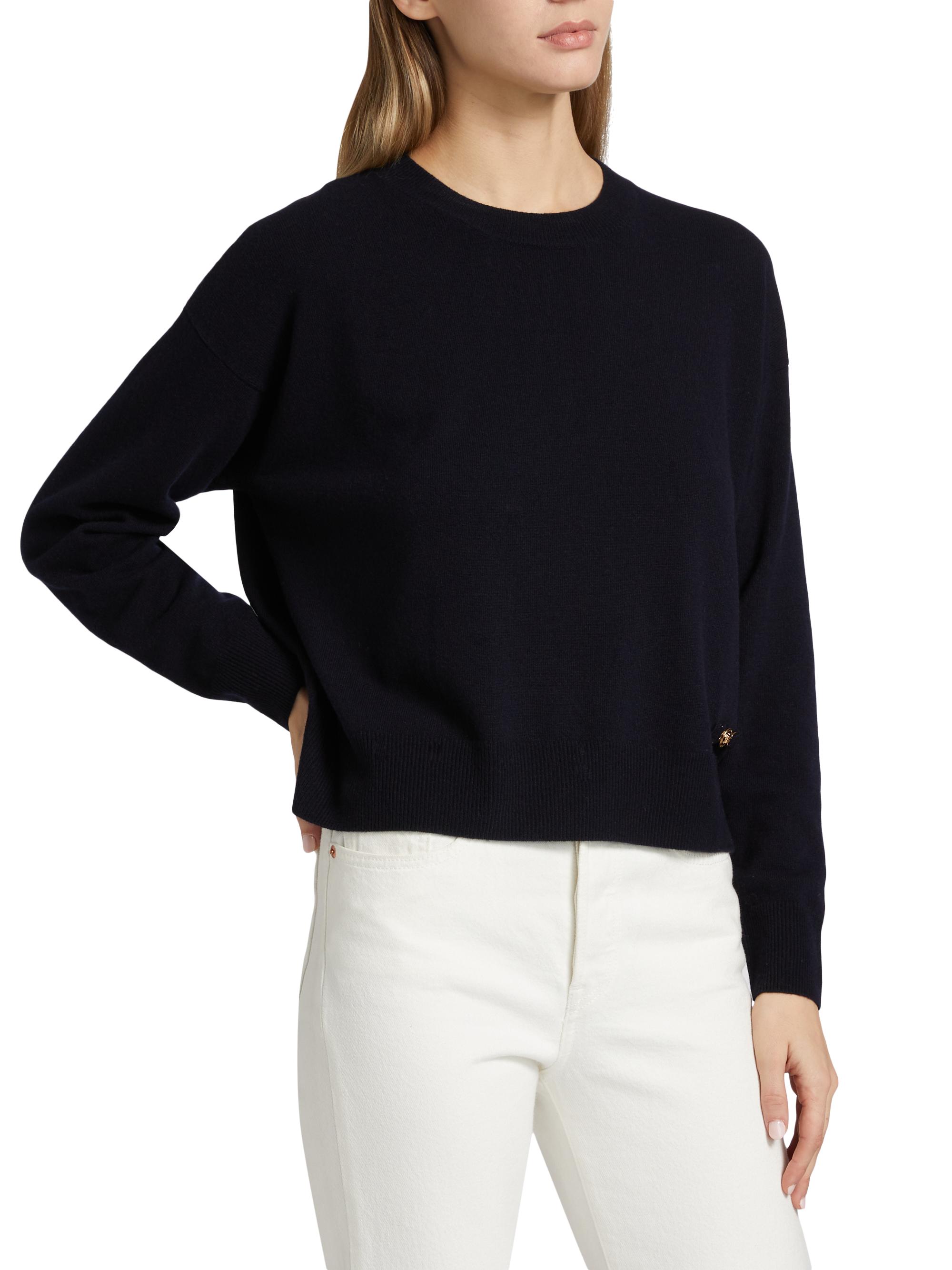 Versace Wool-Cashmere Icons Knit Sweater | Saks Fifth Avenue