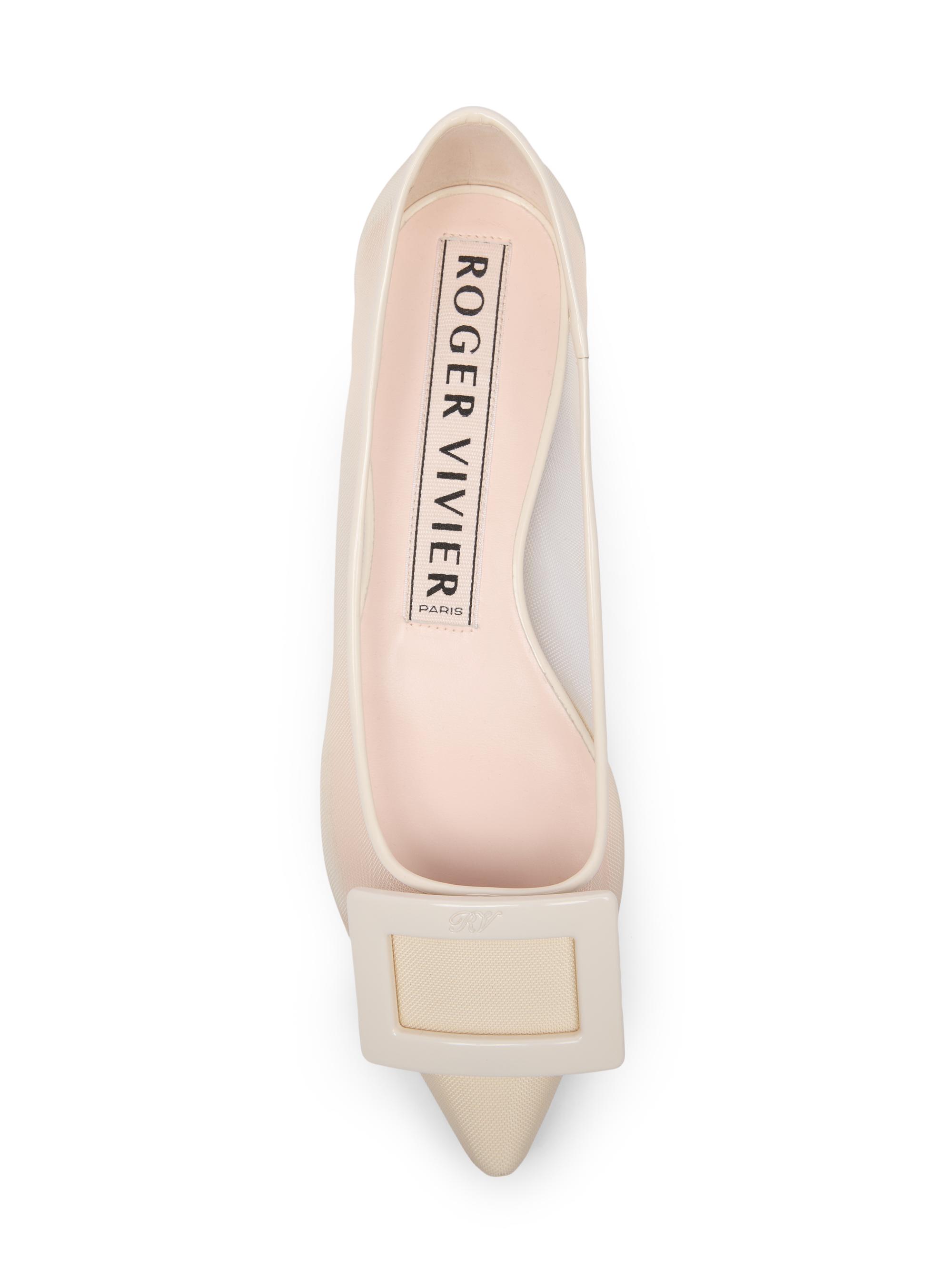 Shop Roger Vivier Gommettine Net Ballerina Flats | Saks Fifth Avenue