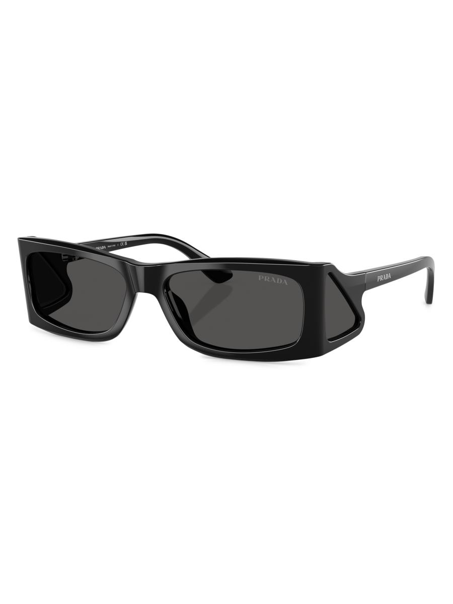 Prada 56MM Rectangular Sunglasses | Saks Fifth Avenue
