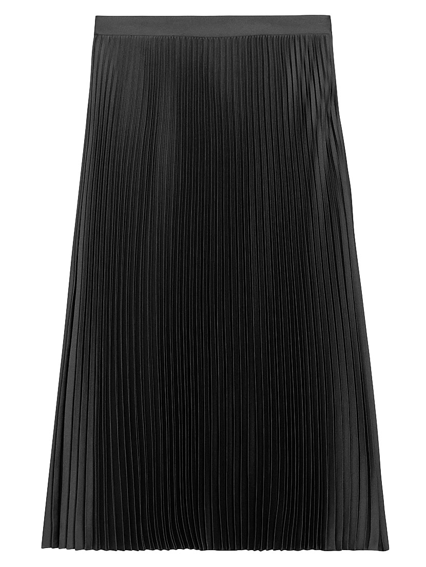 Shop Theory Satin Slim-Fit Pleated Midi-Skirt | Saks Fifth Shop Theory Satin Slim-Fit Pleated Midi-Skirt | Saks Fifth