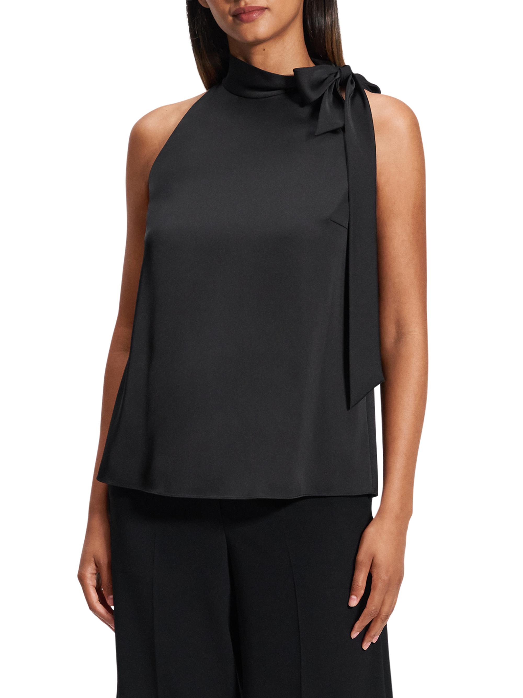 Theory Side-Tie Halter Top | Saks Fifth Avenue