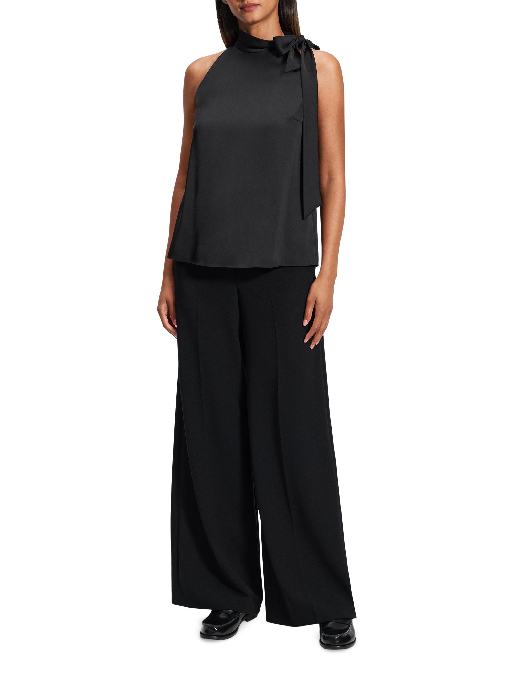 Theory Side-Tie Halter Top | Saks Fifth Avenue