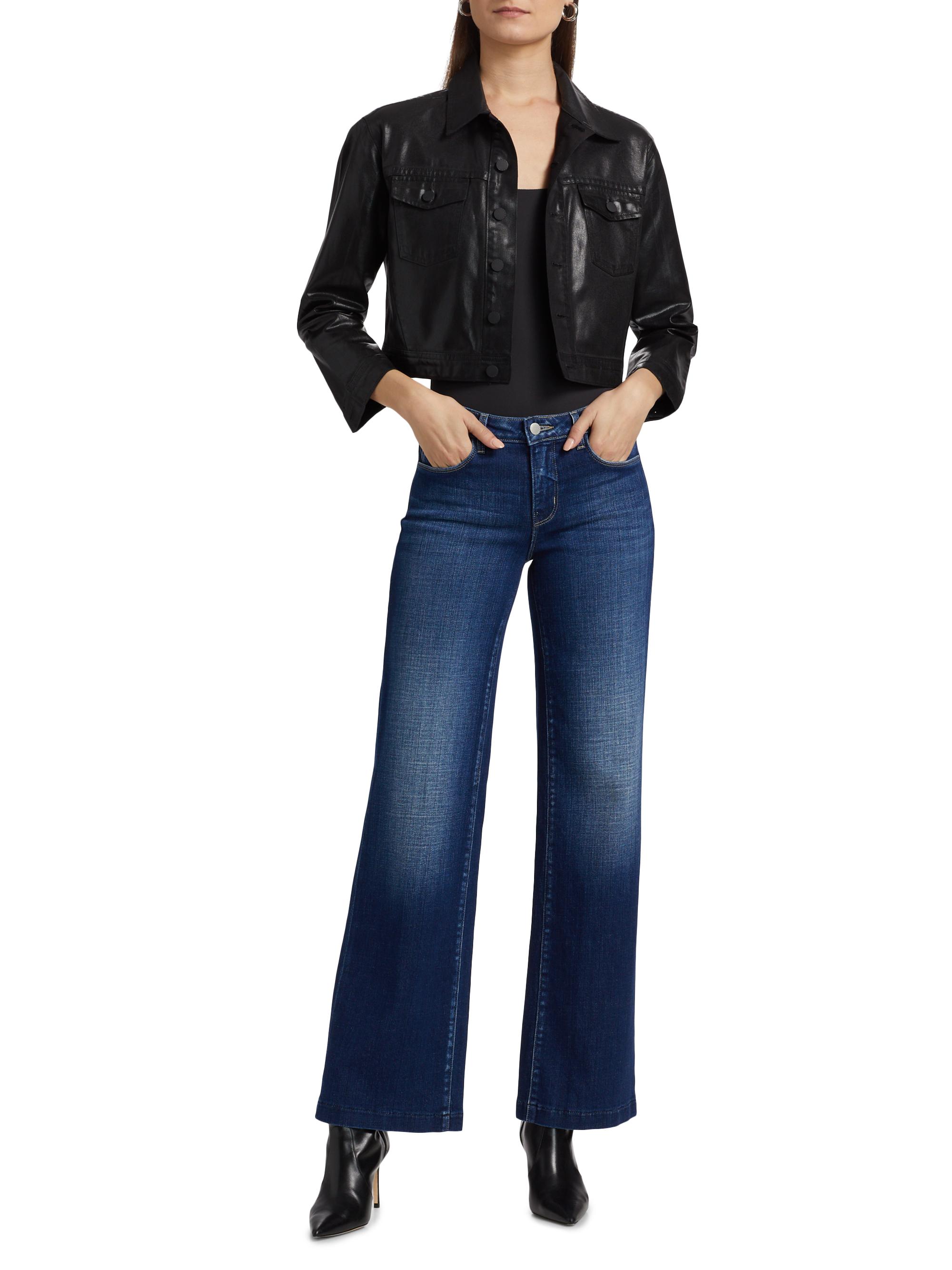 L'AGENCE Joanne Low-Rise Wide-Leg Jeans | Saks Fifth Avenue