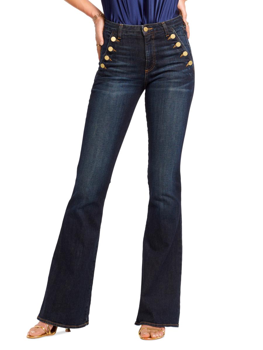 Ramy Brook Helena High-Rise Flare Jeans | Saks Fifth Avenue