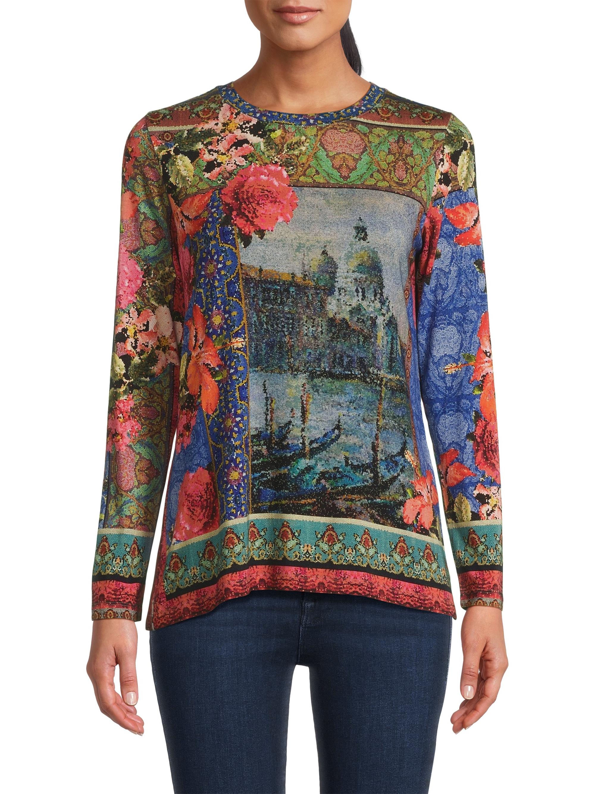 Shop Johnny Was The Janie Favorite Abstract Crewneck T-Shirt | Saks ...