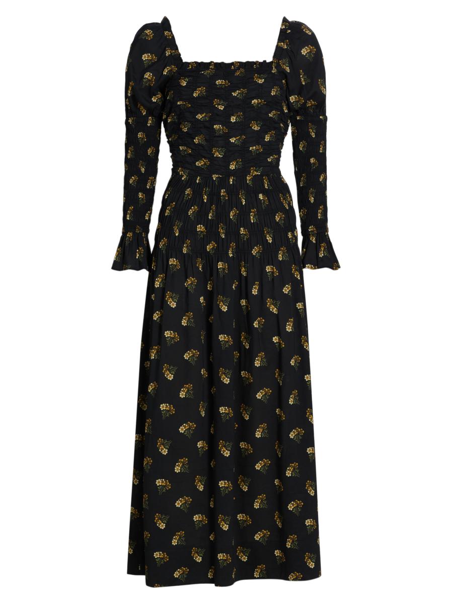DÔEN Wilmina Floral Smocked Maxi-Dress | Saks Fifth Avenue