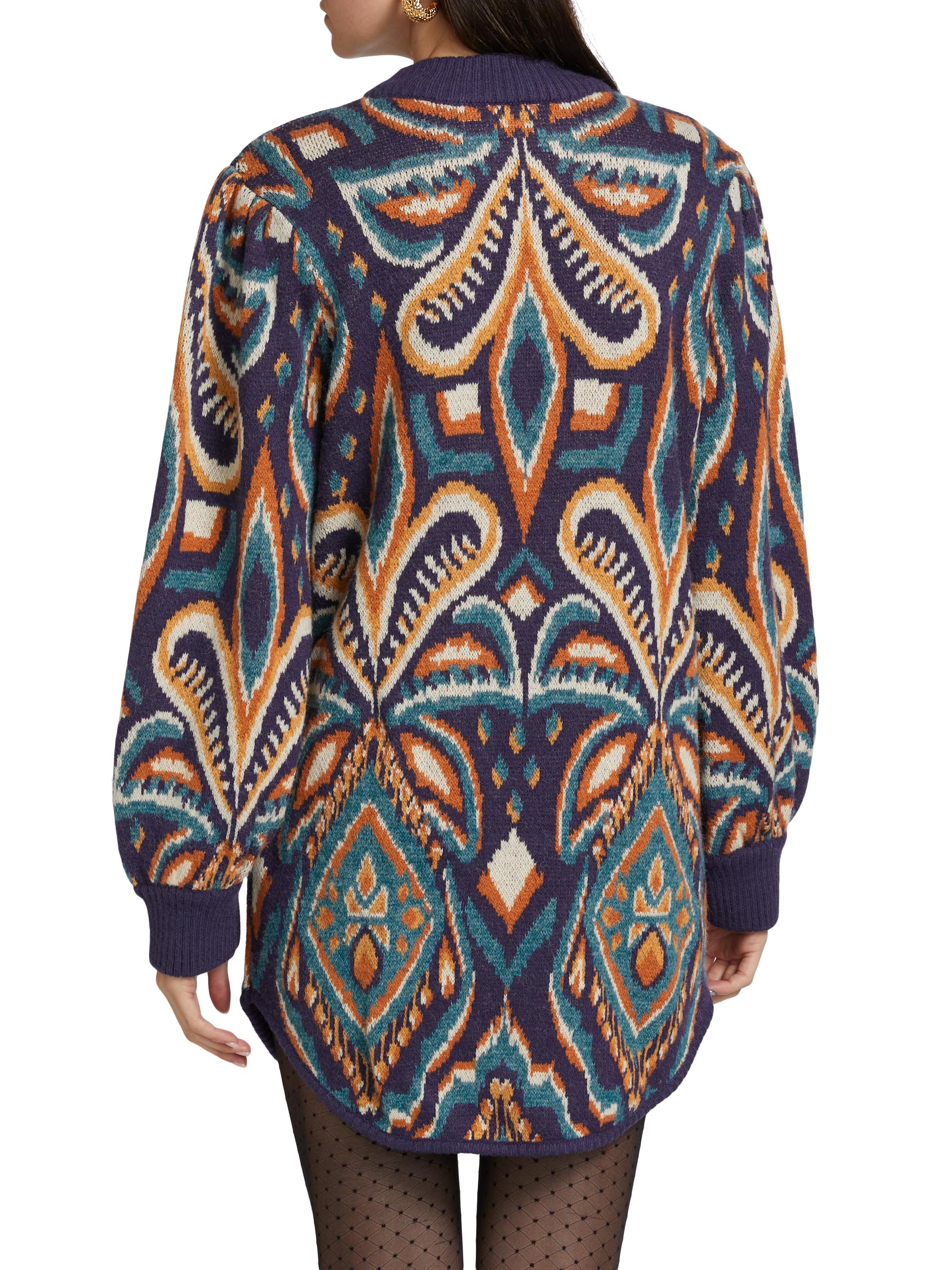 Farm Rio Pineapple Ikat Knit Dress | Saks Fifth Avenue