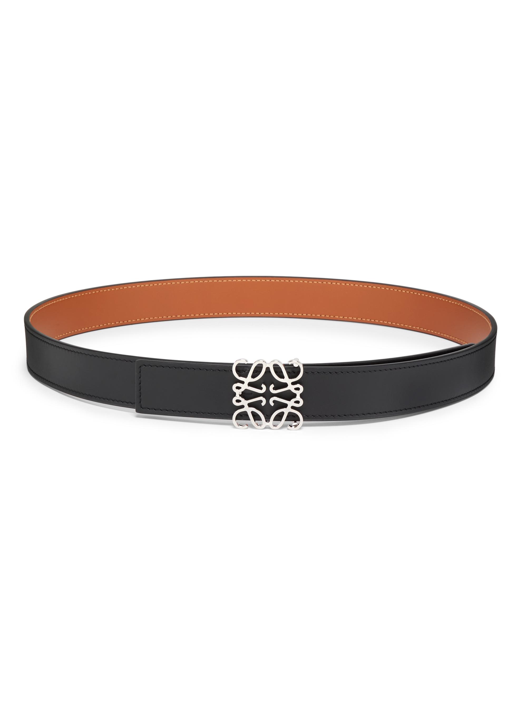 LOEWE Anagram Reversible Smooth Leather Belt | Saks Fifth Avenue