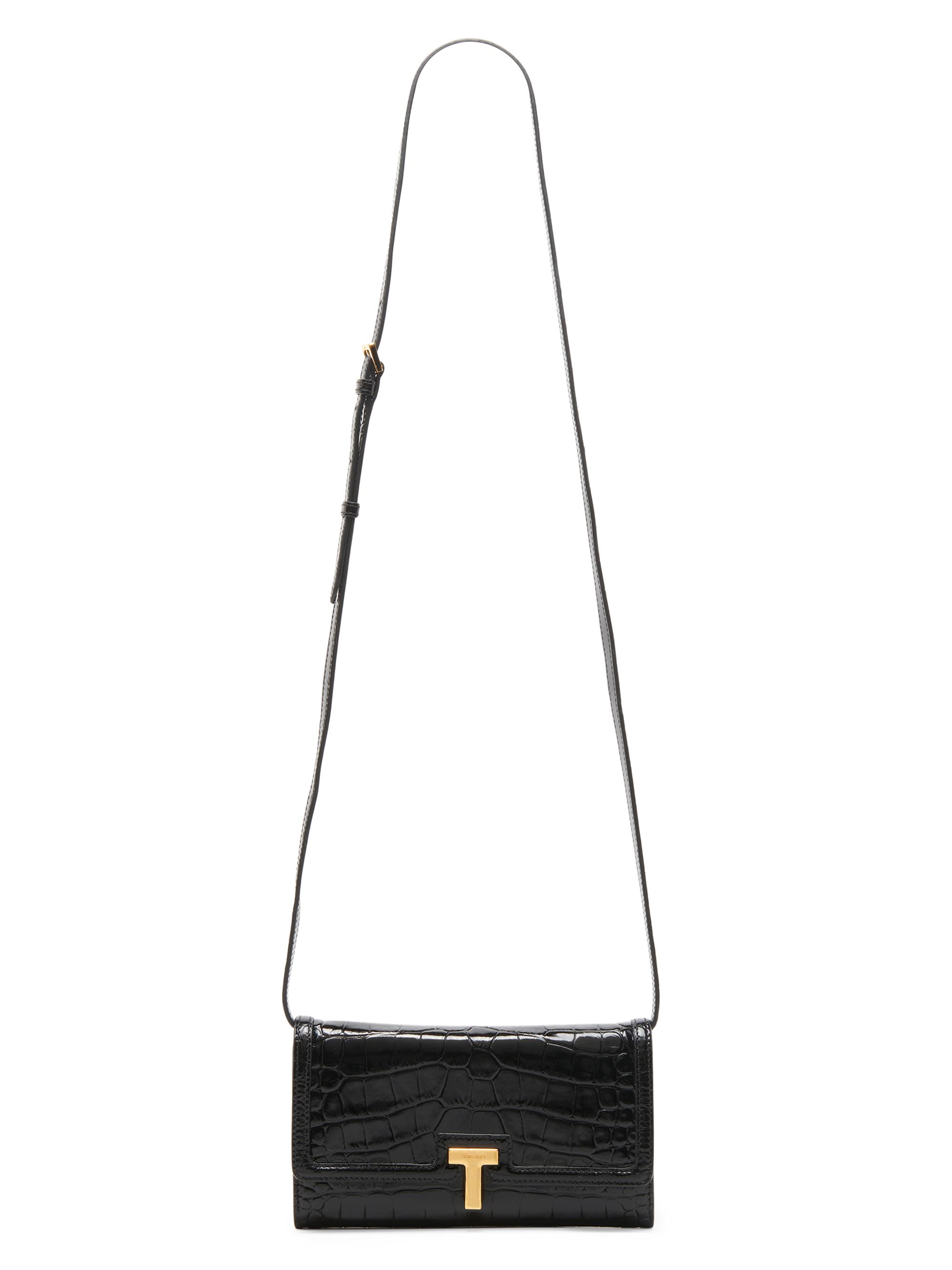 TOM FORD Wallis Small Crocodile-Embossed Shoulder Bag | Saks Fifth Avenue