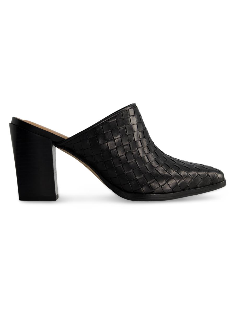 Bernardo Britt Woven Heeled Mules | Saks Fifth Avenue