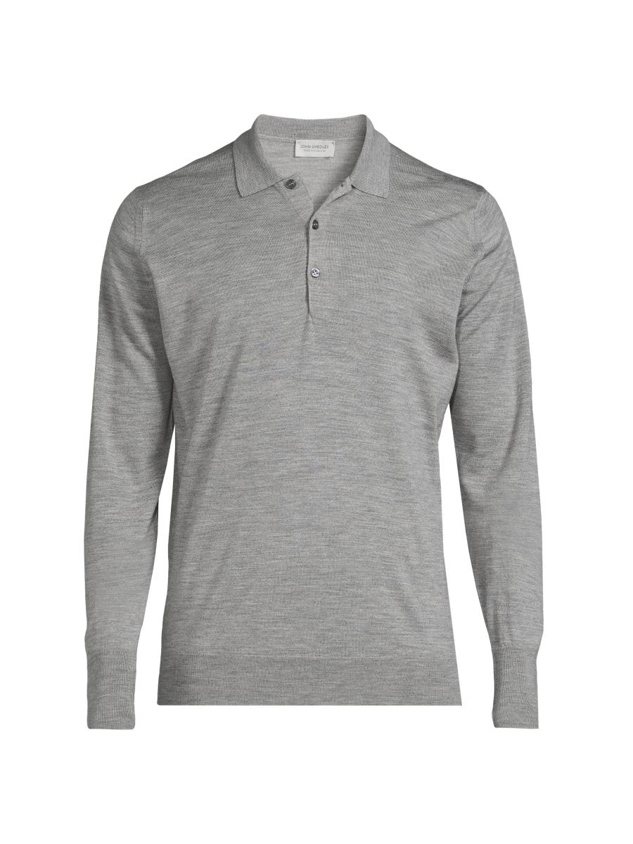 John Smedley Cotswold Merino Wool Polo Shirt | Saks Fifth Avenue