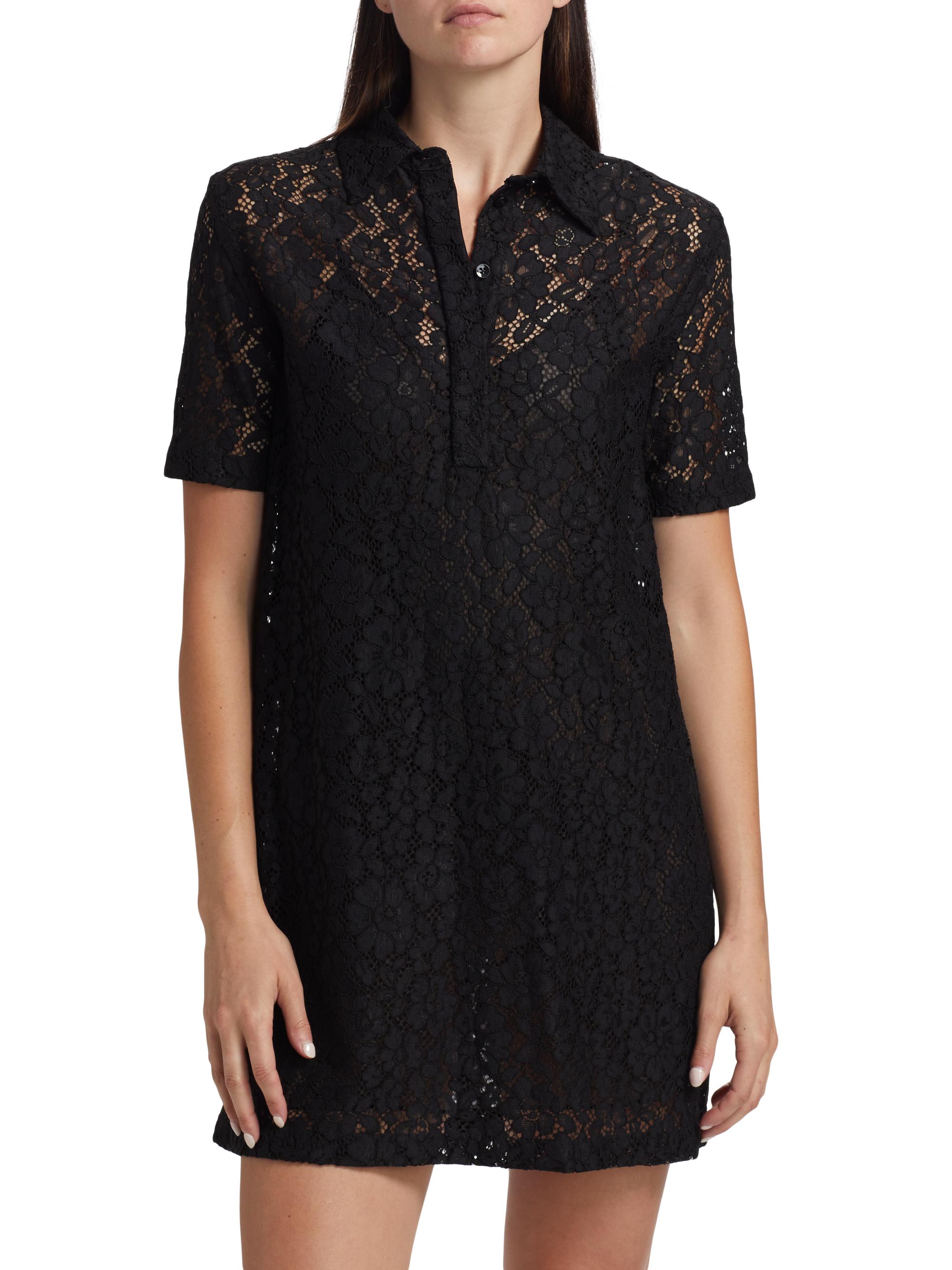 Proenza Schouler Rainer Stretch Lace A-line Minidress | Saks Fifth Avenue