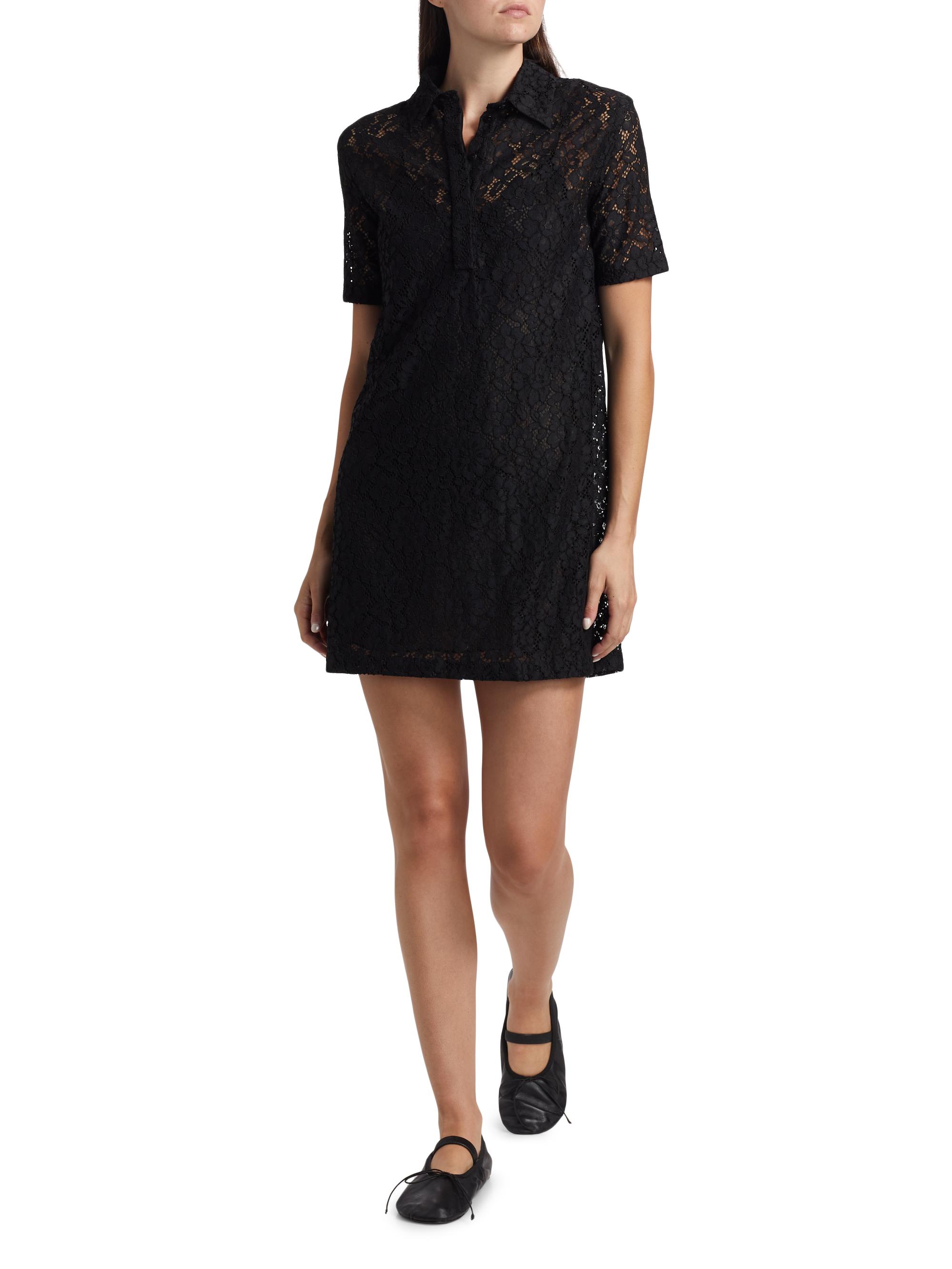 Proenza Schouler Rainer Stretch Lace A-line Minidress | Saks Fifth Avenue