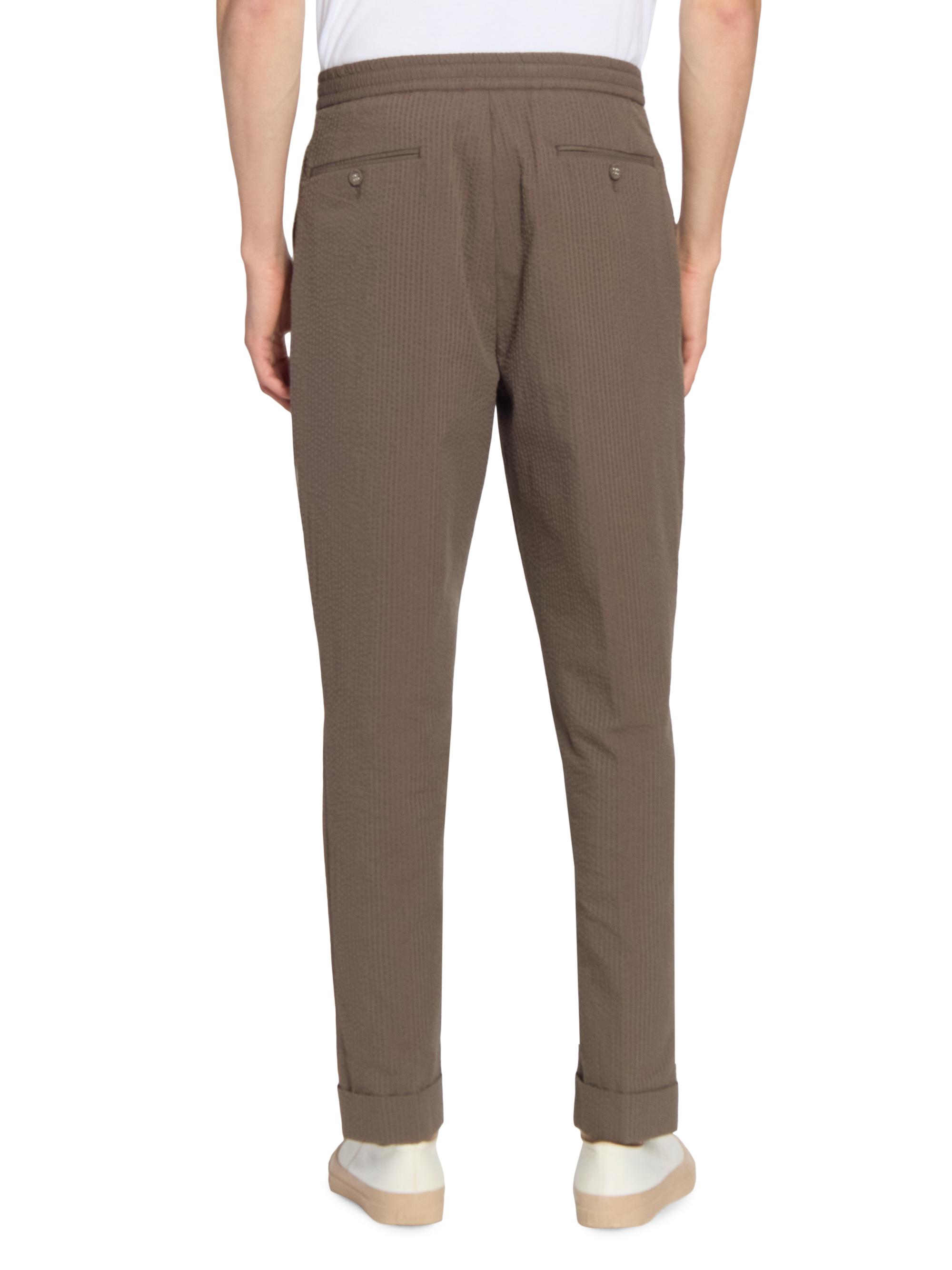 Officine Générale Joseph Cotton Seersucker Trousers | Saks Fifth Avenue
