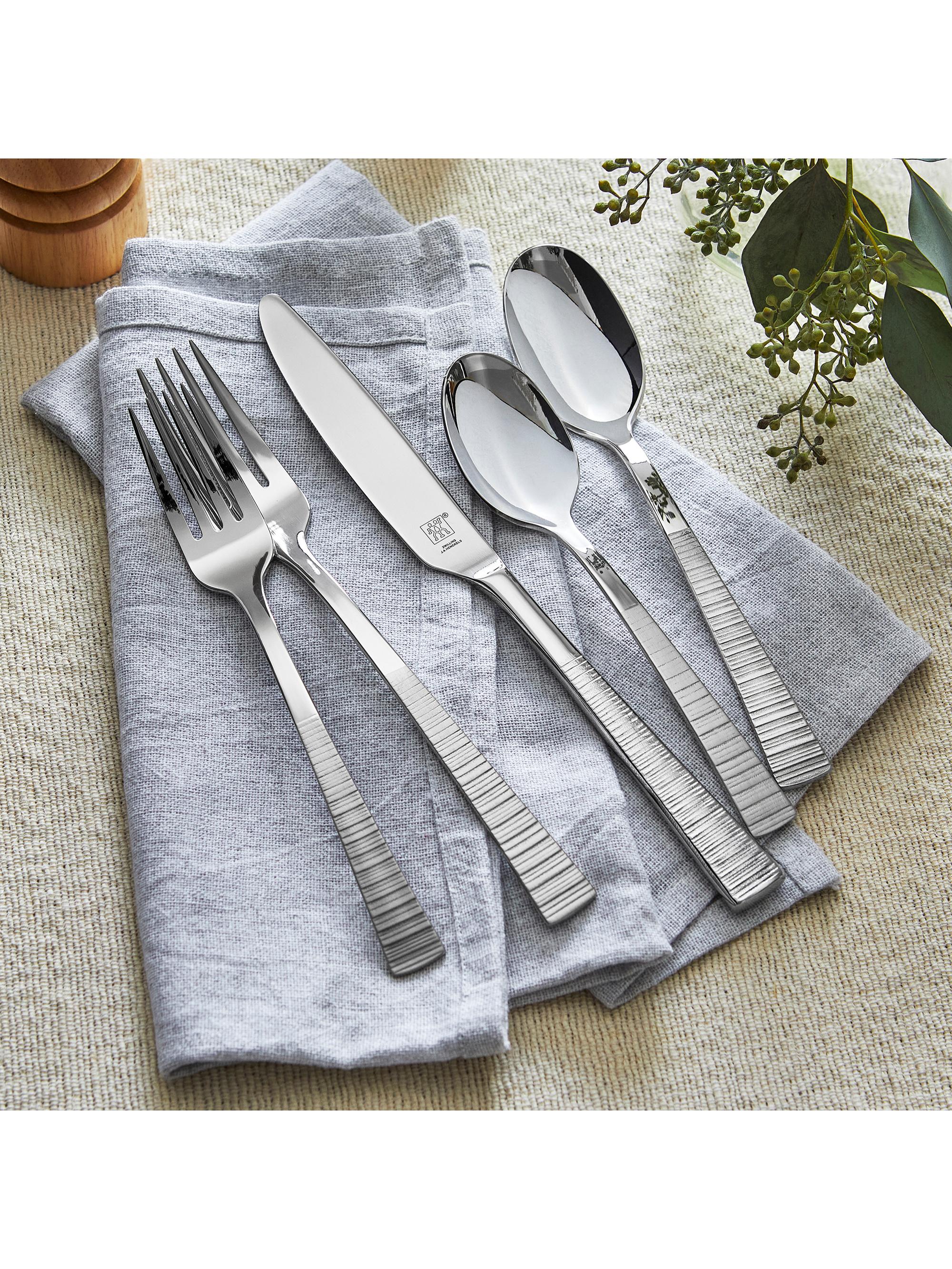 ZWILLING J.A. Henckels Kingwood 42 Piece 18/10 Stainless Steel Flatware ...
