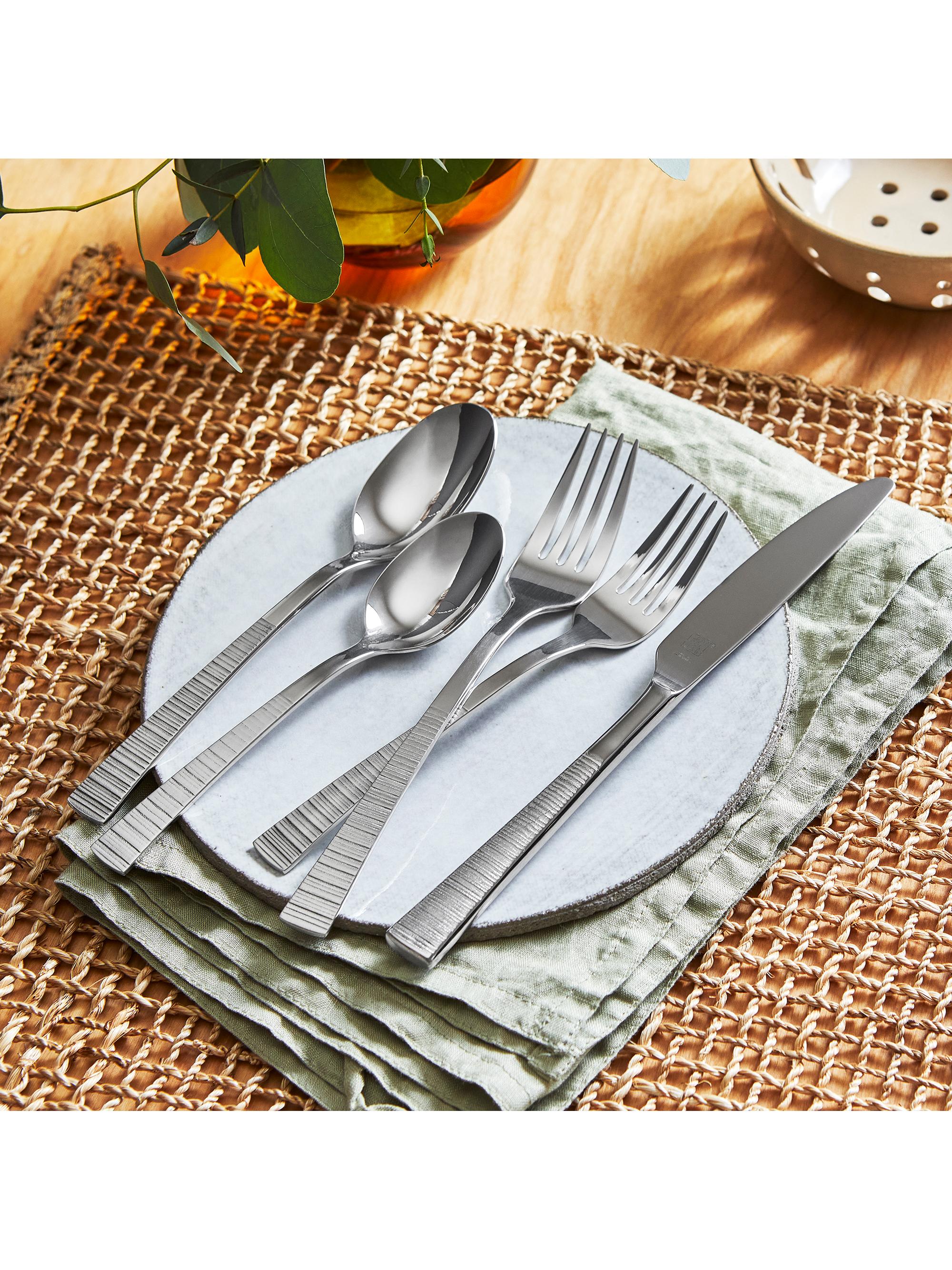 ZWILLING J.A. Henckels Kingwood 42 Piece 18/10 Stainless Steel Flatware ...