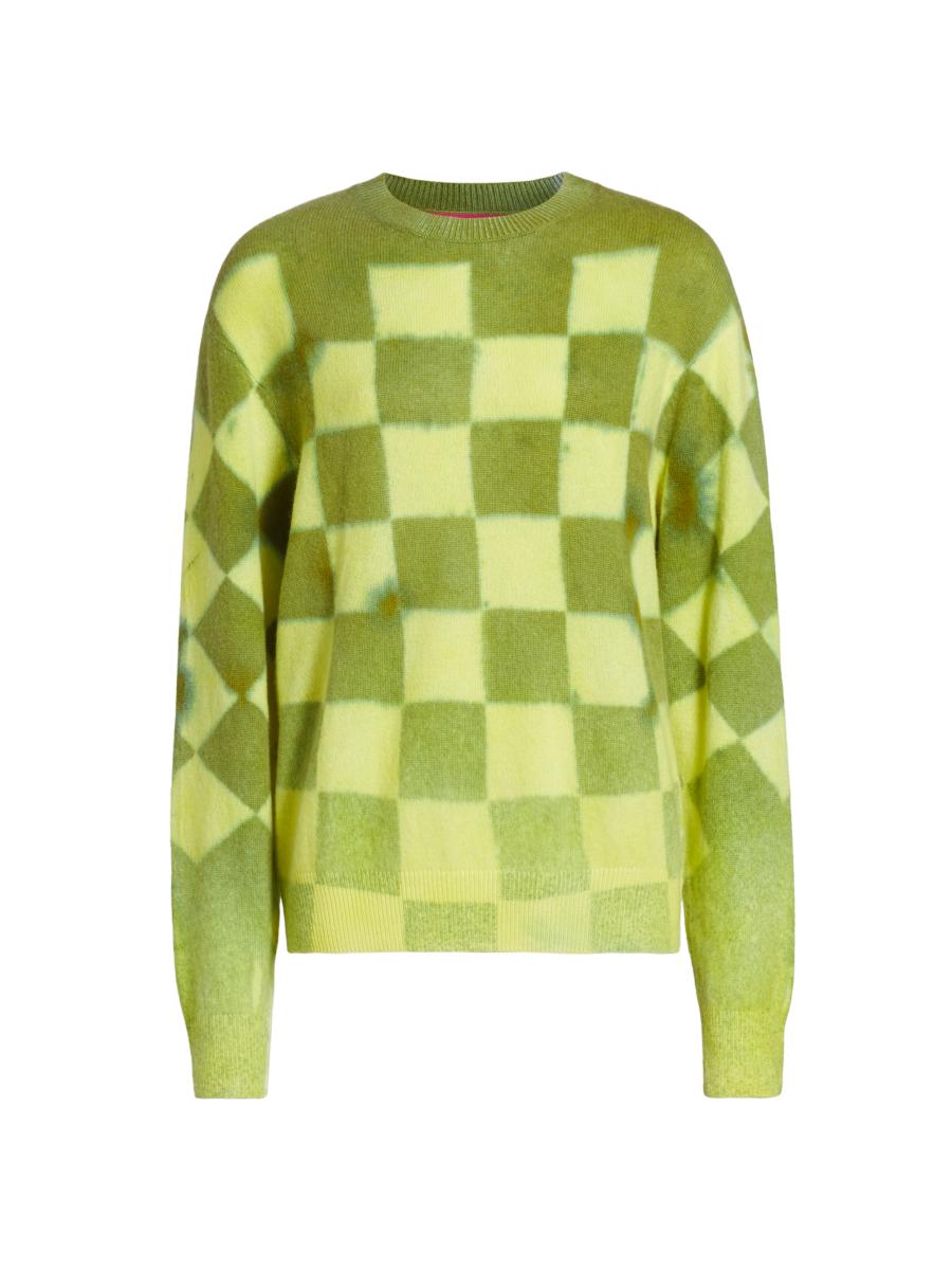 The Elder Statesman Chess Tranquility Cashmere Sweater | Saks Fifth Avenue