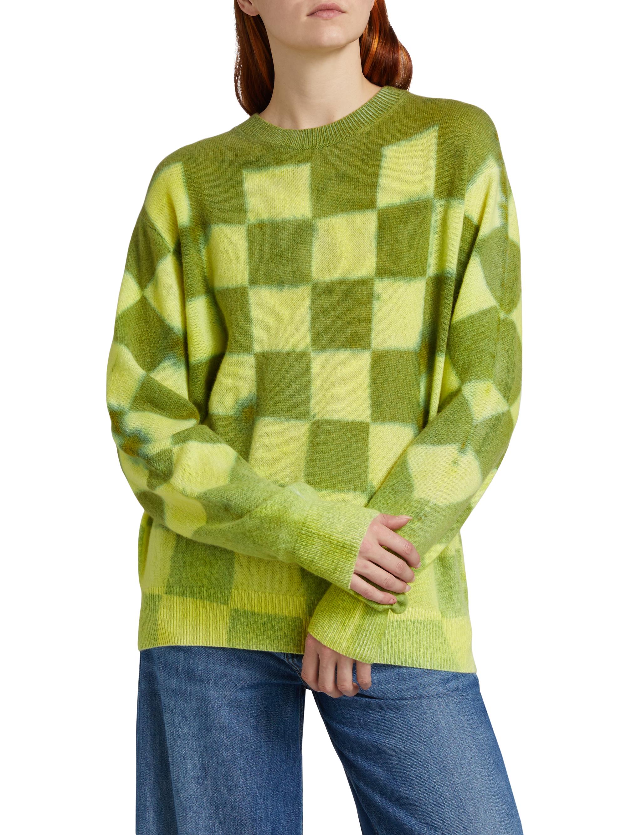 The Elder Statesman Chess Tranquility Cashmere Sweater | Saks Fifth Avenue