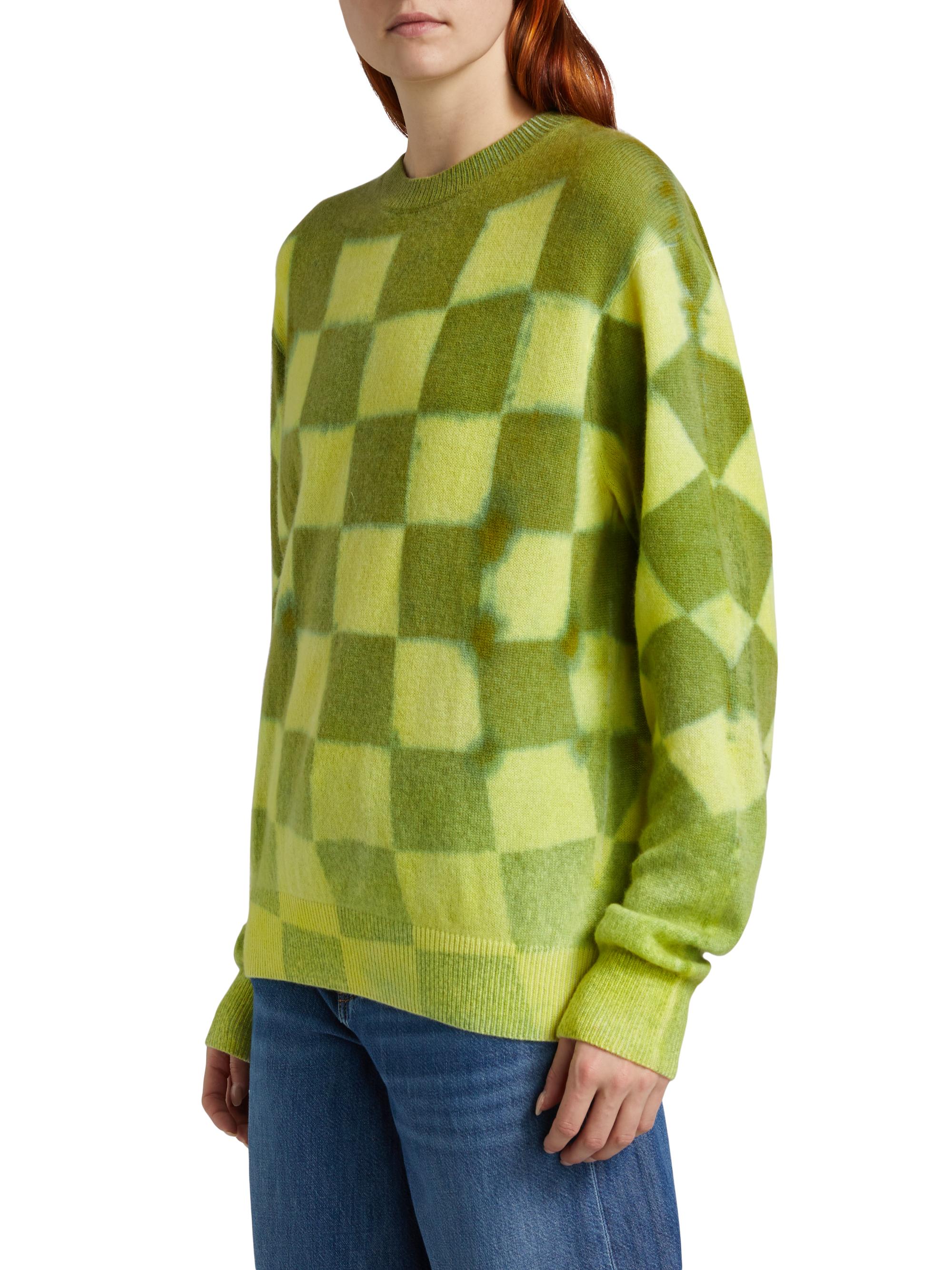 The Elder Statesman Chess Tranquility Cashmere Sweater | Saks Fifth Avenue