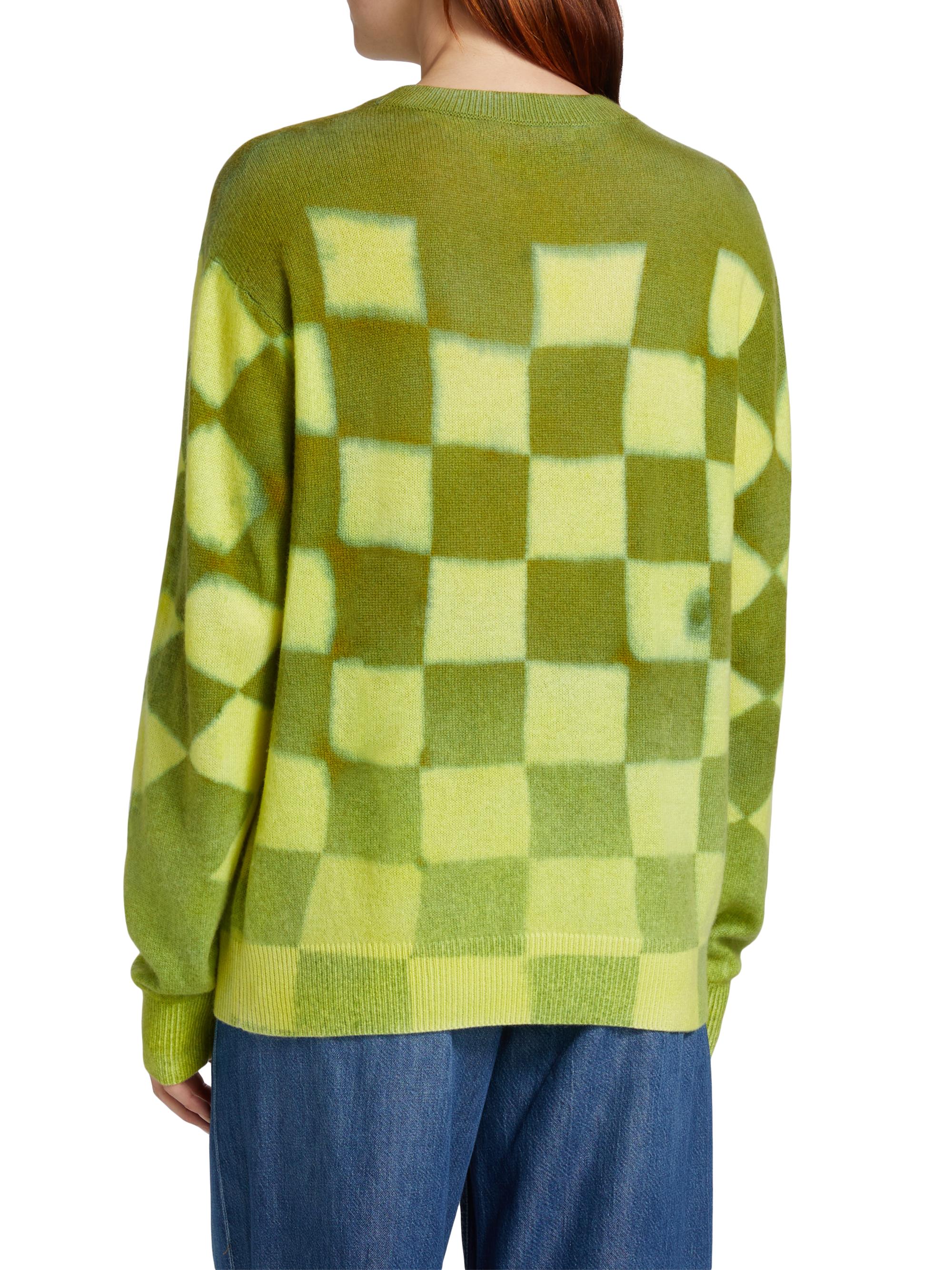 The Elder Statesman Chess Tranquility Cashmere Sweater | Saks Fifth Avenue