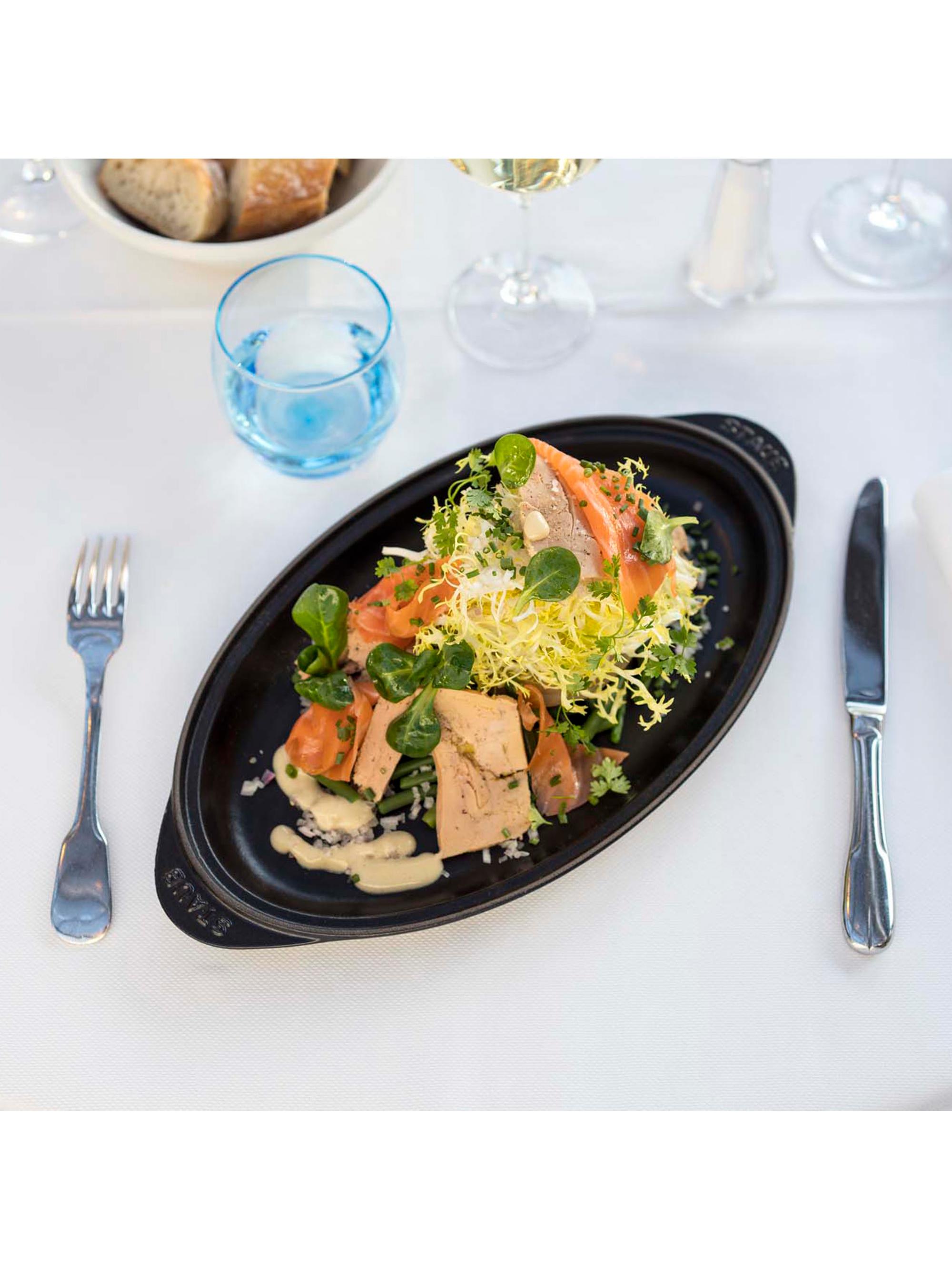 Staub Cast Iron 14.5'' x 8'' Covered Fish Pan | Saks Fifth Avenue