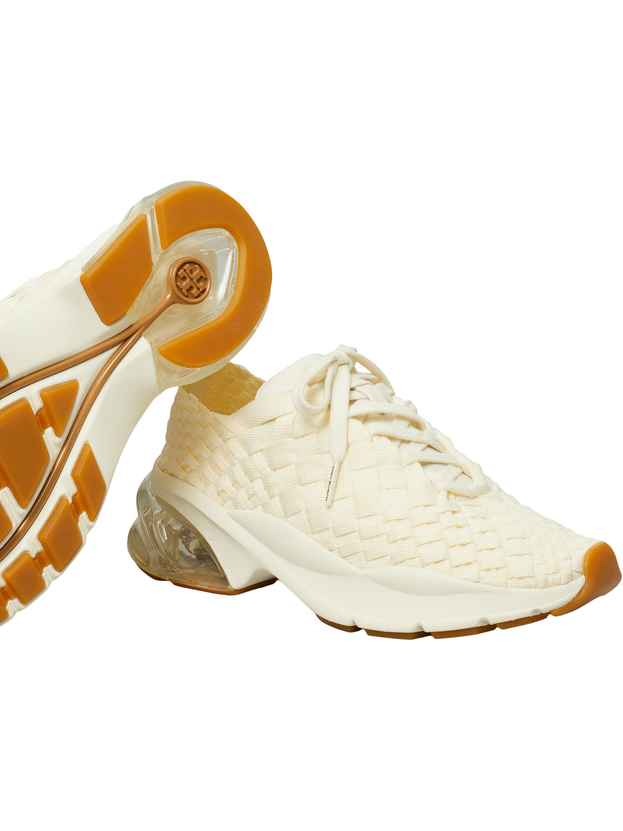 Tory Burch Good Luck Woven Trainers | Saks Fifth Avenue