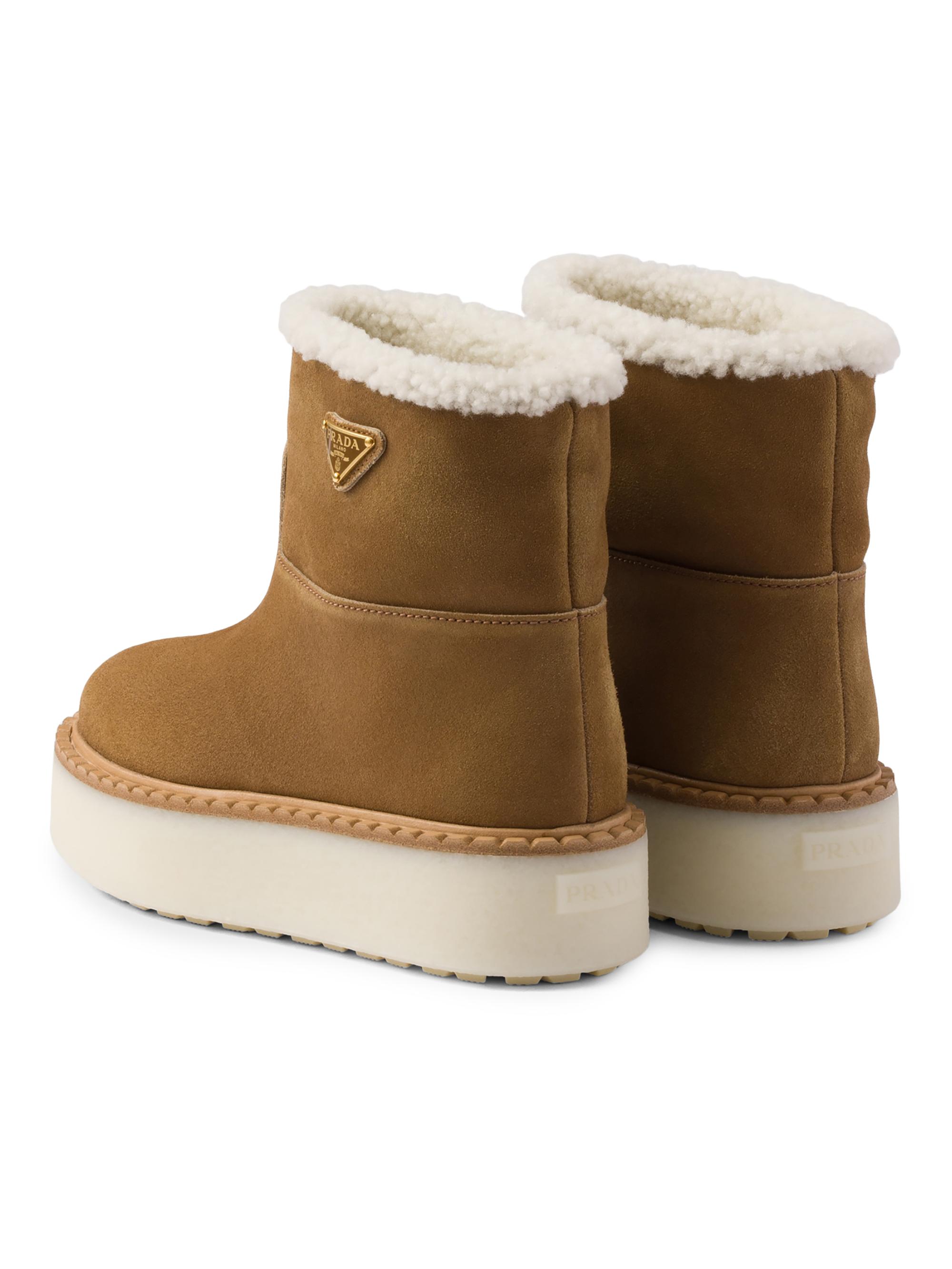 Prada Suede Booties | Saks Fifth Avenue