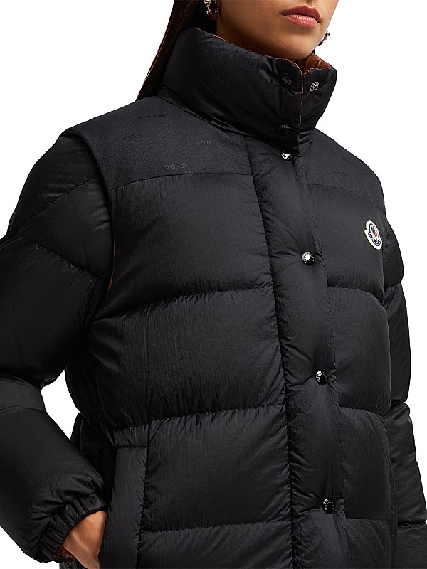 Shop Moncler Verone Convertible Down Jacket | Saks Fifth Avenue Shop Moncler Verone Convertible Down Jacket | Saks Fifth Avenue