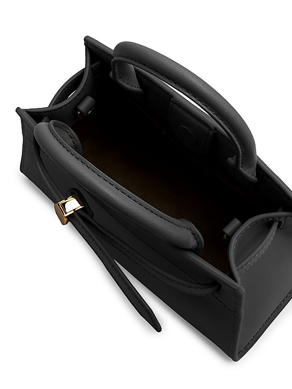Shop Veronica Beard Mini Dash Leather Top Handle Bag | Saks Shop Veronica Beard Mini Dash Leather Top Handle Bag | Saks