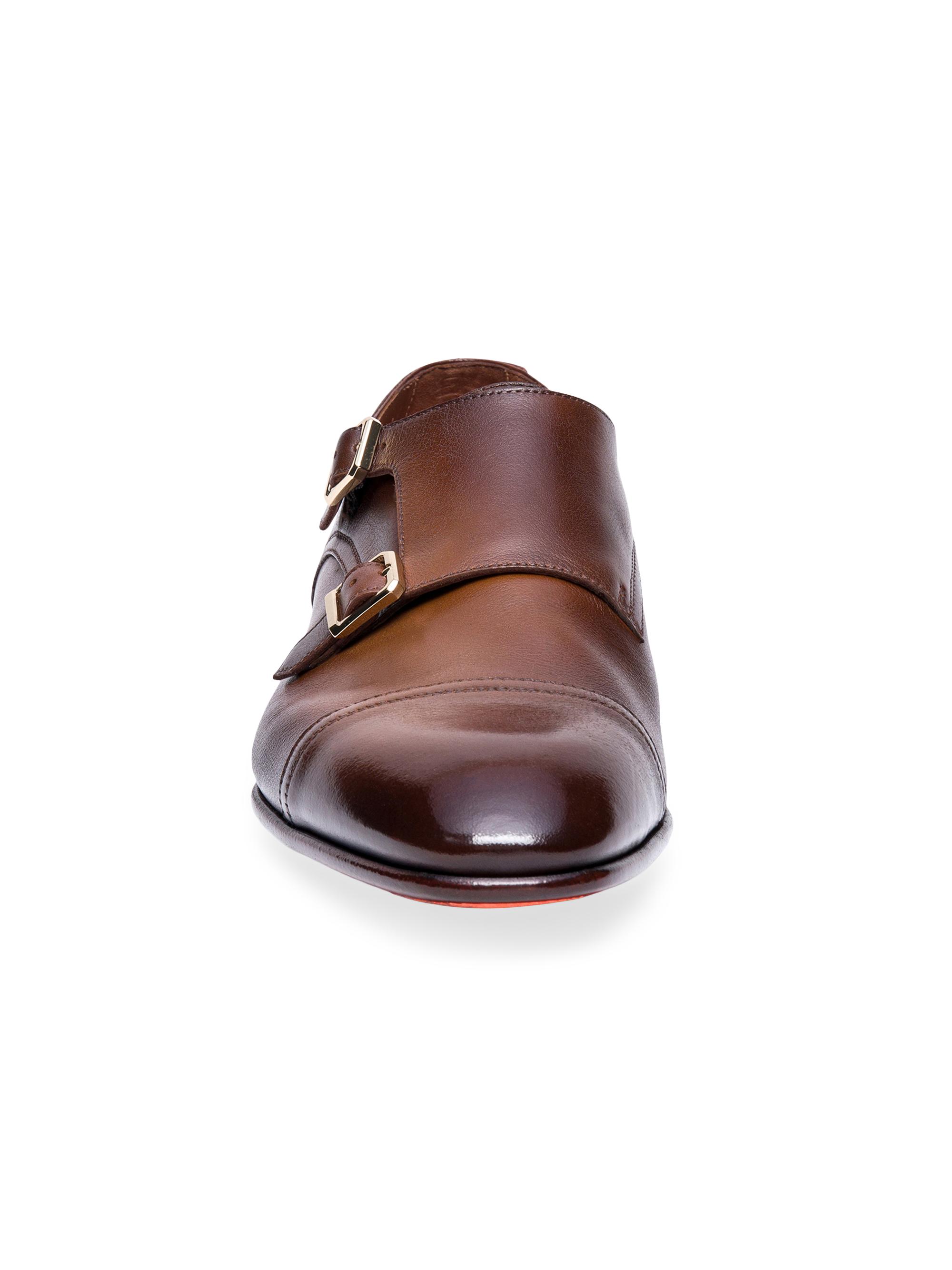 Santoni Adrian Monk-Strap Leather Dress Shoes | Saks Fifth Avenue