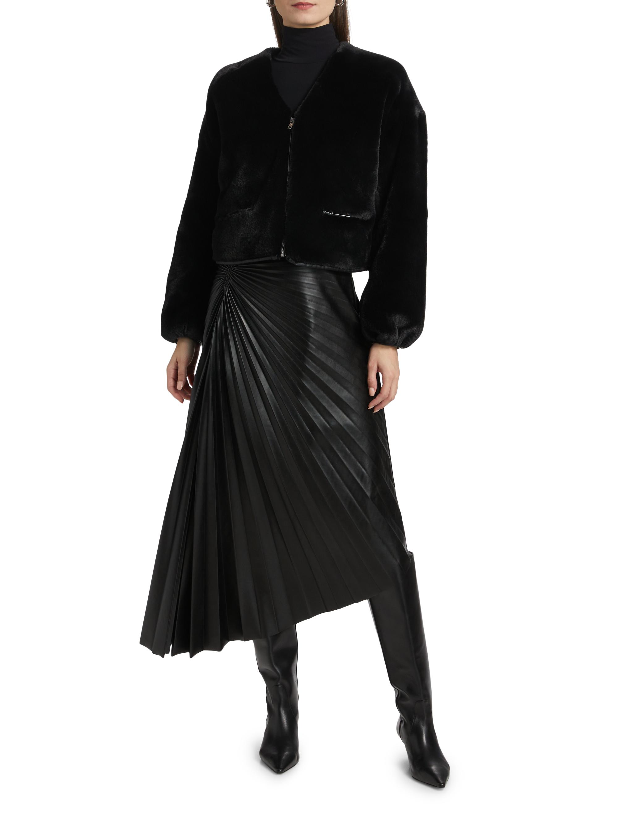 dh New York Neptune Faux Fur Zip-Front Jacket | Saks Fifth Avenue