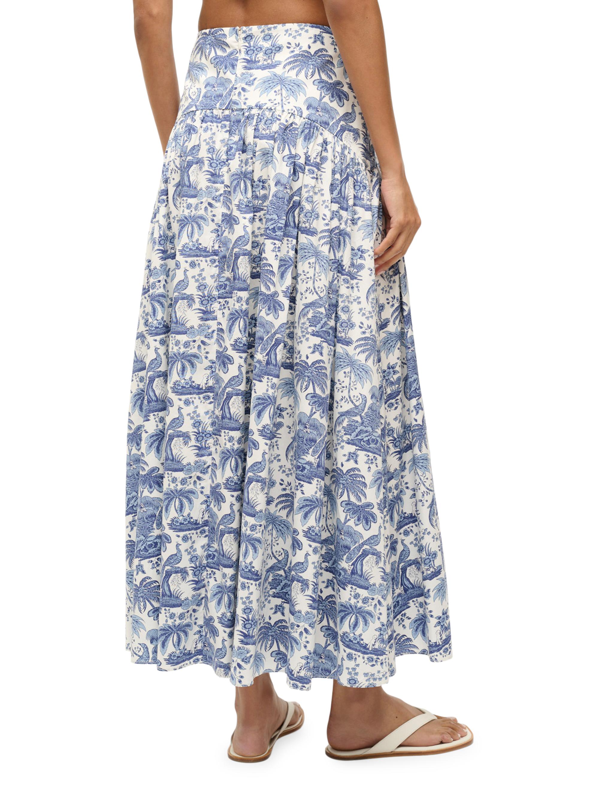 Staud Procida Cotton Toile Maxi Skirt | Saks Fifth Avenue