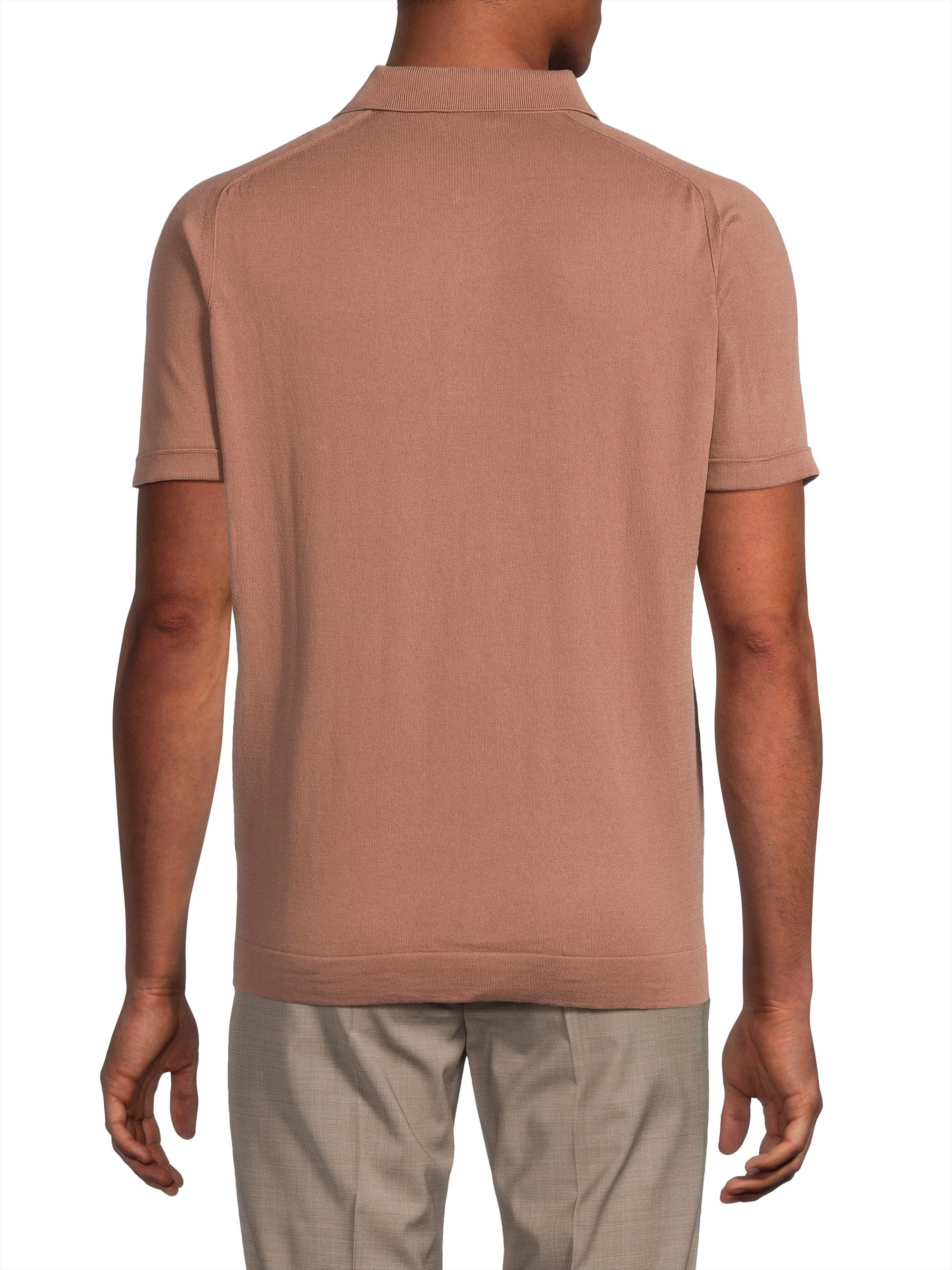 Corneliani Textured Cotton Polo Shirt | Saks Fifth Avenue